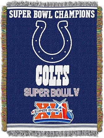 Amazon.com : NFL Indianapolis Colts Commemorative Woven Tapestry Wall ...