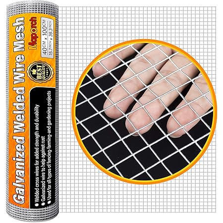 Amazon.com: 1/4 Inch Mesh 24 Inch Tall x 5 Feet Long Hardware Cloth ...