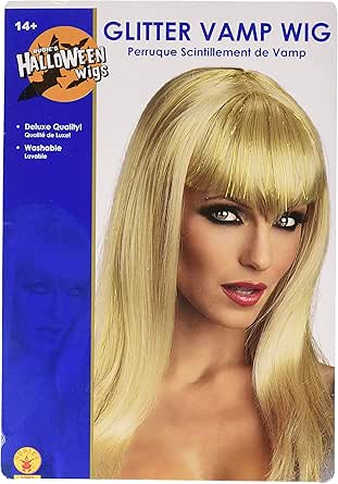 Amazon.com: Rubie's Costume Adult Glitter Vamp Wig, Blonde, One Size ...