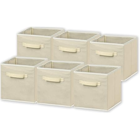Amazon.com - 6 Pack - SimpleHouseware Foldable Cube Storage Bin with ...