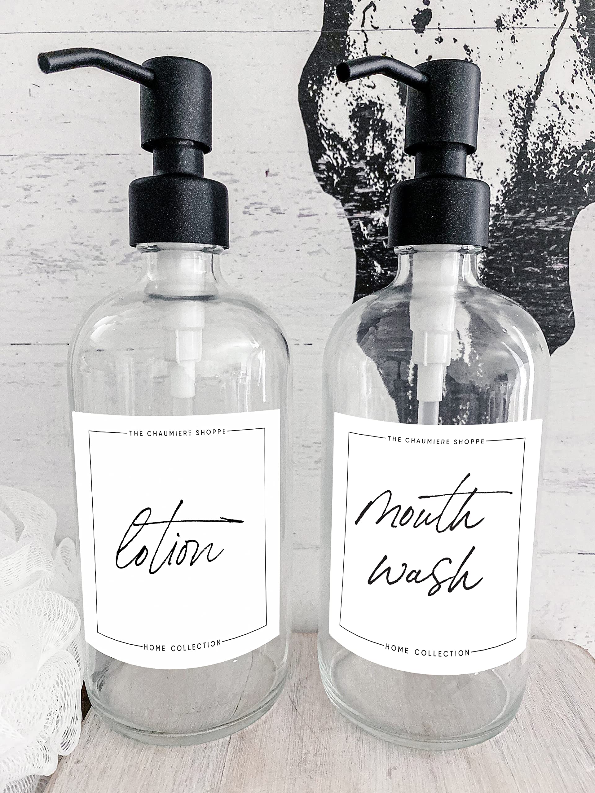 Amazon.com - Chaumiere Vintage Farmhouse Mouthwash and Lotion Labels ...