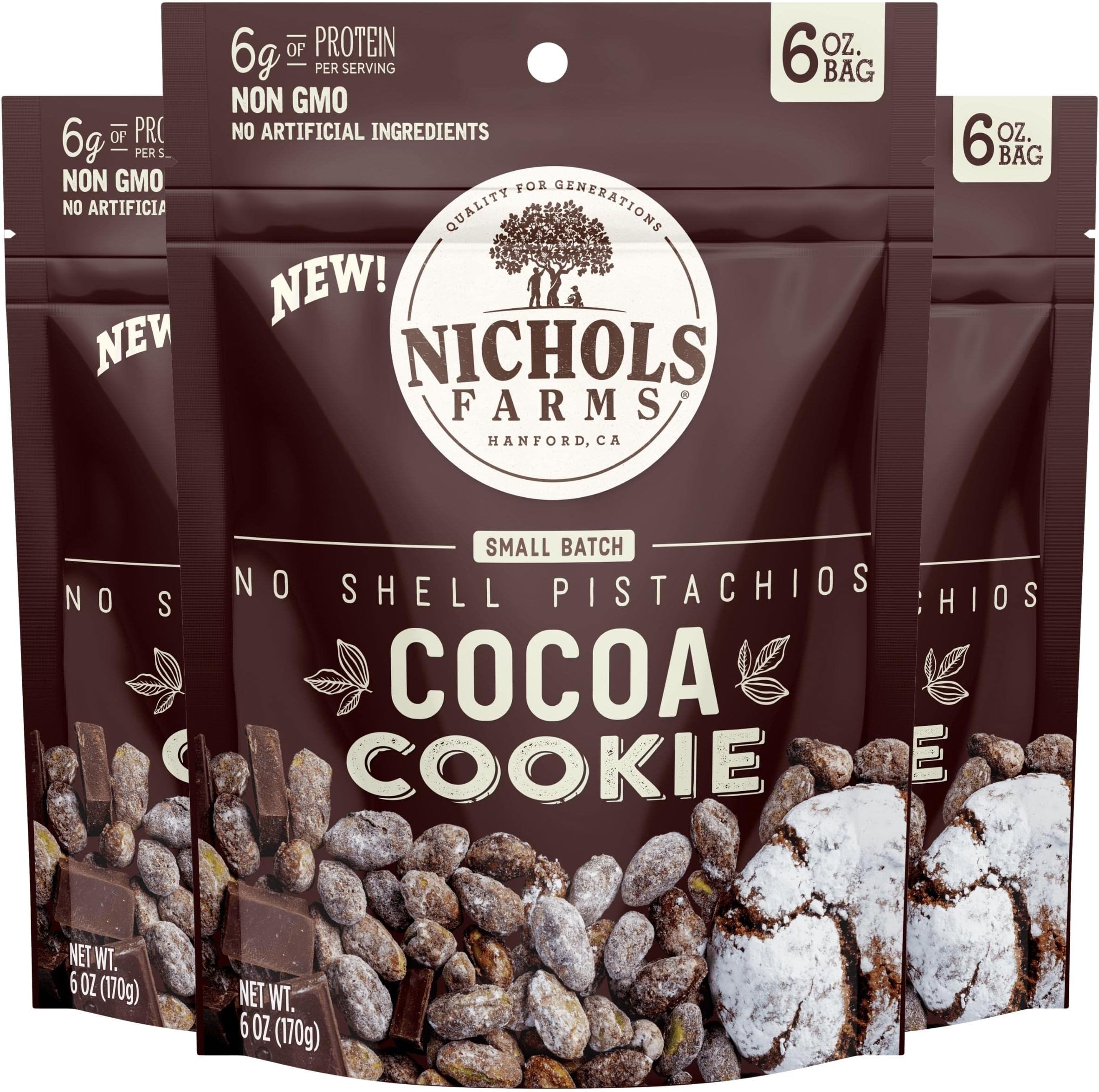 Amazon.com : Nichols Farms Pistachios - Fresh Roasted No Shell ...