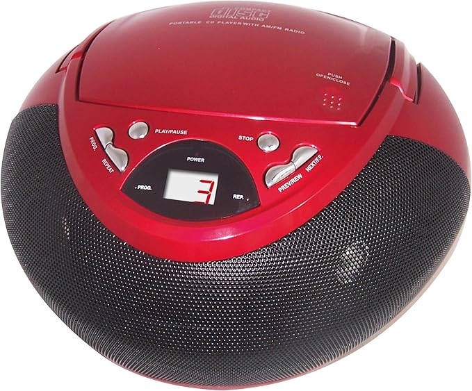 Inovalley Portable Boombox CD/MP3 Player with Radio: Amazon.co.uk ...
