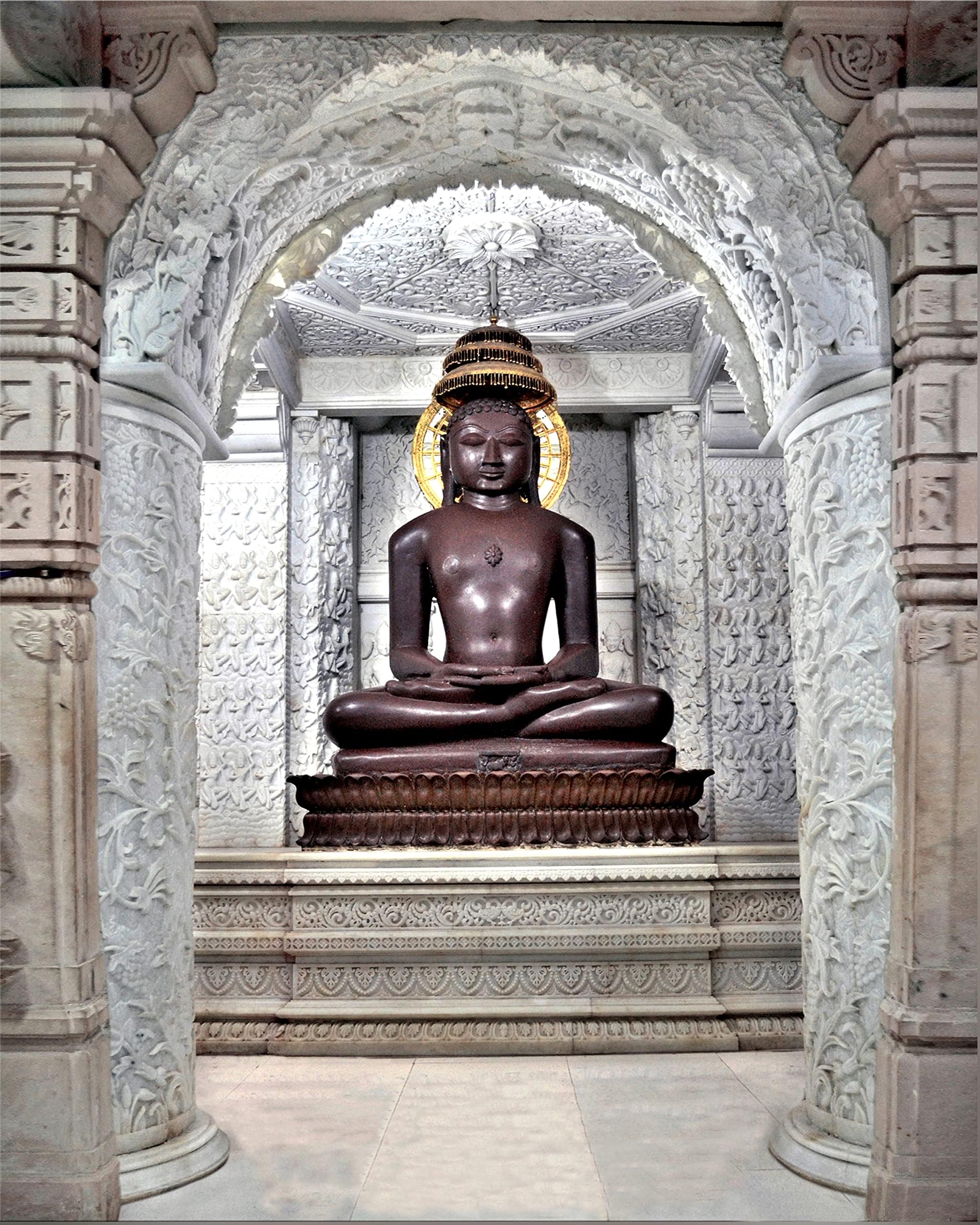 Dev Prints Adinath Bhagwan Chandkheri Acrylic Photo Print 5mm Religious ...