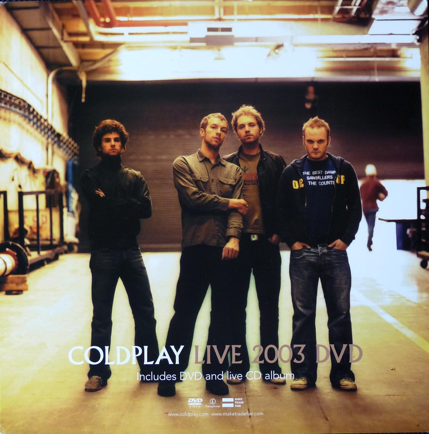 Amazon.com: COLDPLAY - Live 2003-2-Sided Advertising Poster - 12x12 ...