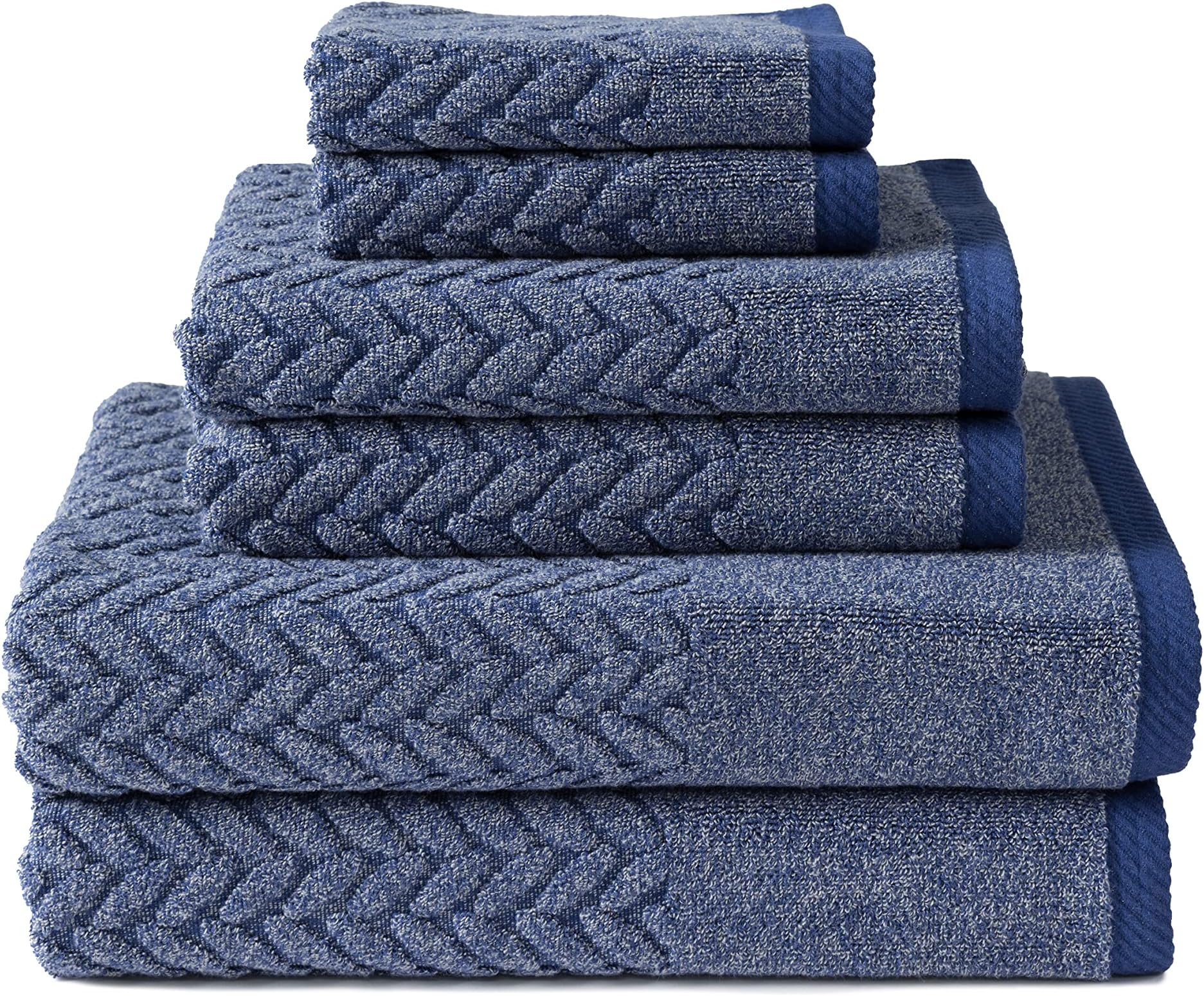 Amazon.com: NY Loft 100% Cotton Bath Towel 4 Pack | Super Soft ...