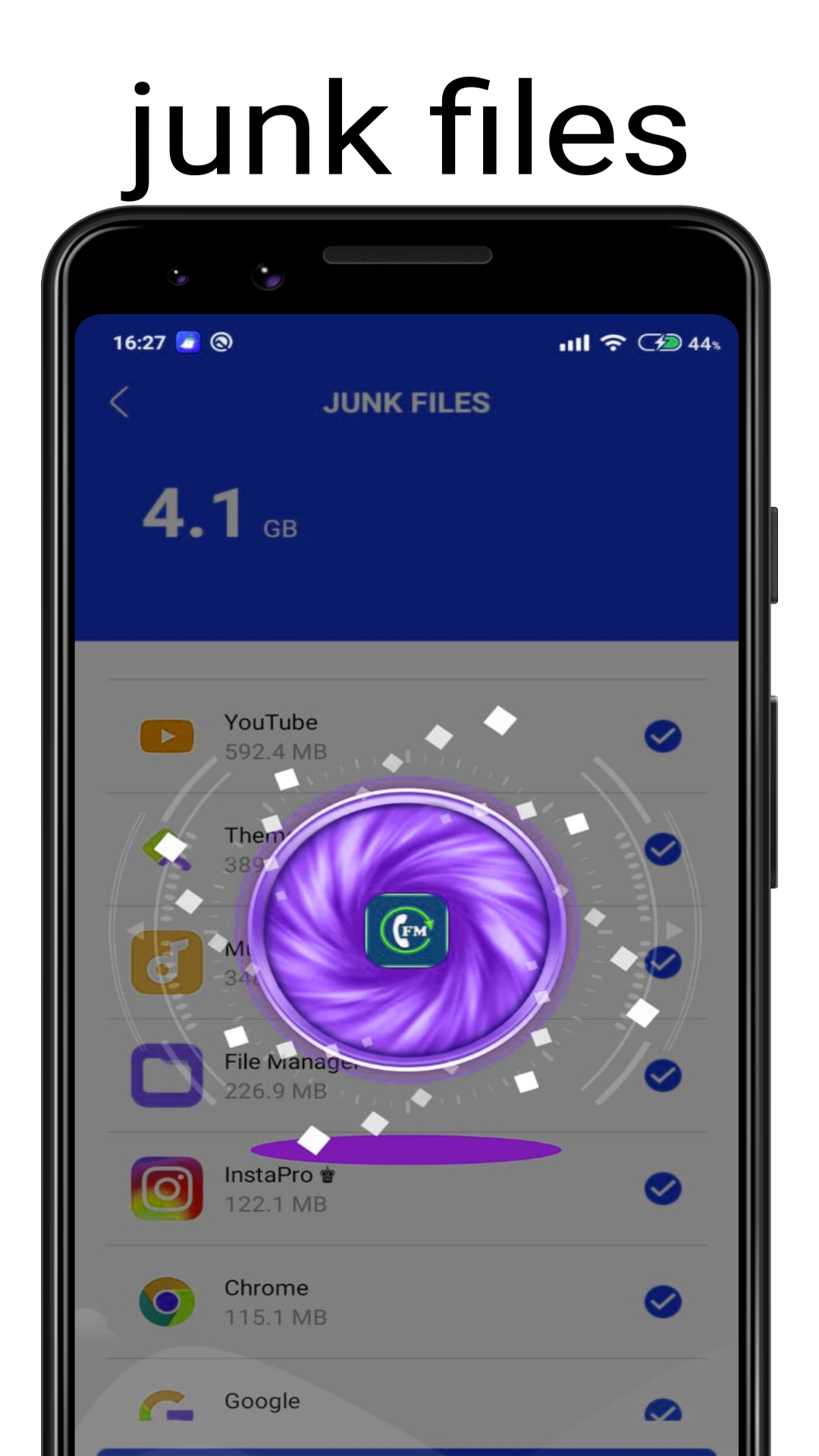 Super Cleaner with Antivirus: Cache Cleaner, Optimizer, Booster , CPU ...