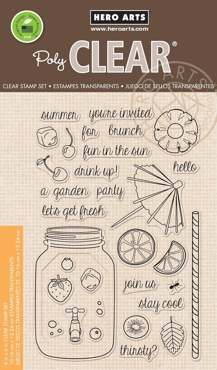 Amazon.co.jp: Hero Arts cl960 Let 's Get Freshアートとクラフト製品 : ホーム＆キッチン