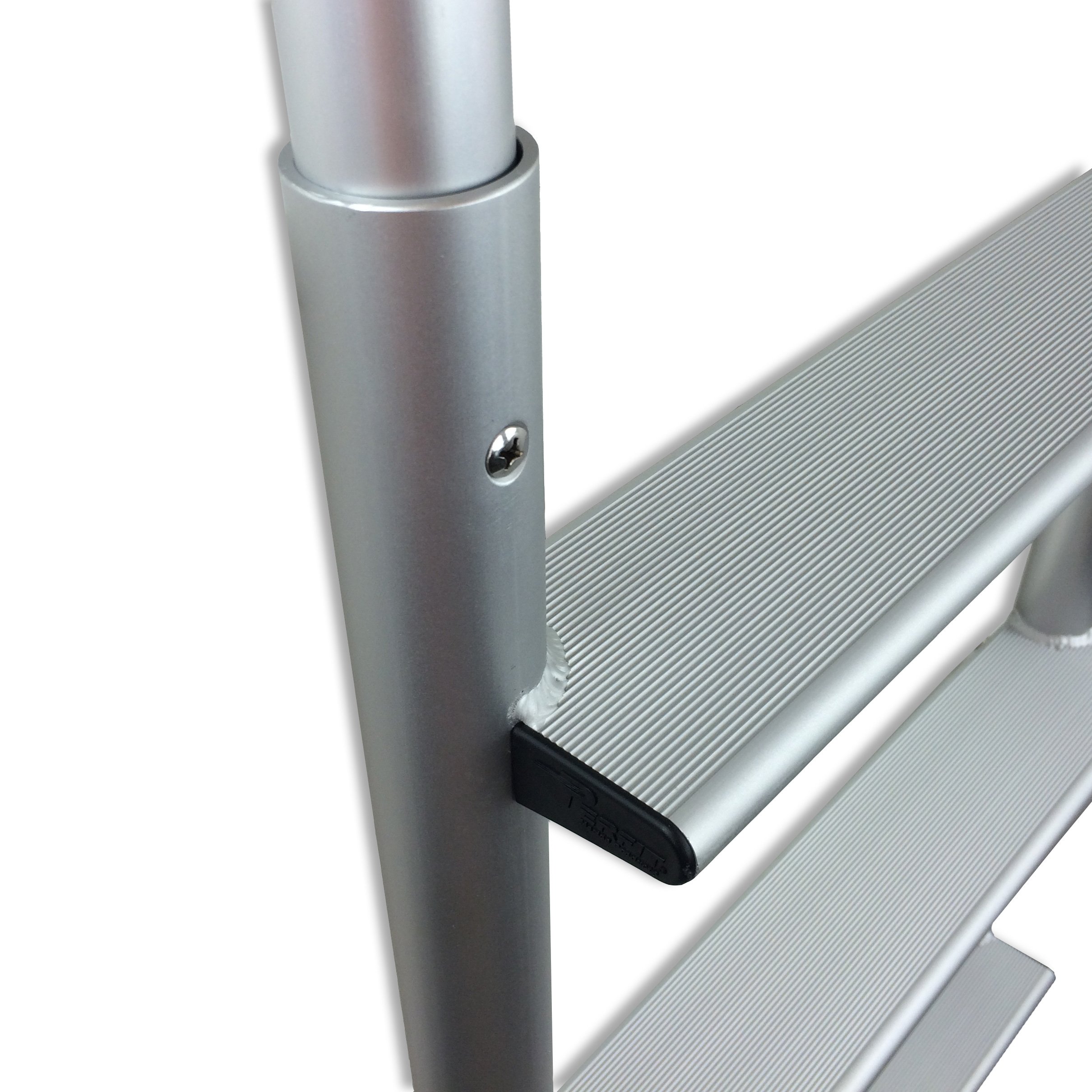 Buy RecPro Marine ADL-A5W 5 Step Stationary Straight Dock Boat Ladder ...