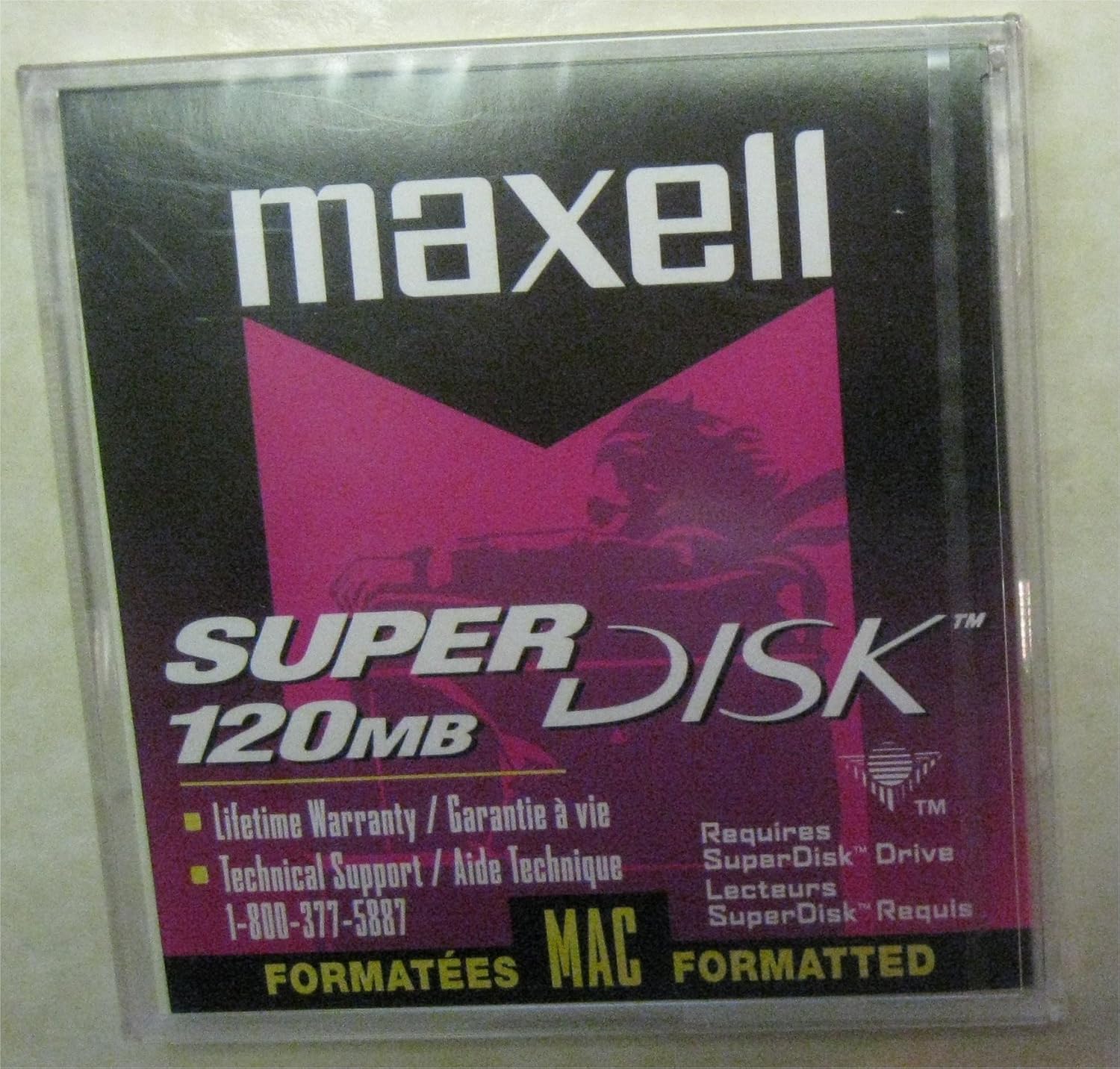 Amazon.com: Maxell Superdisk Mac Formatted LS-120 3.5IN 120MB : Electronics