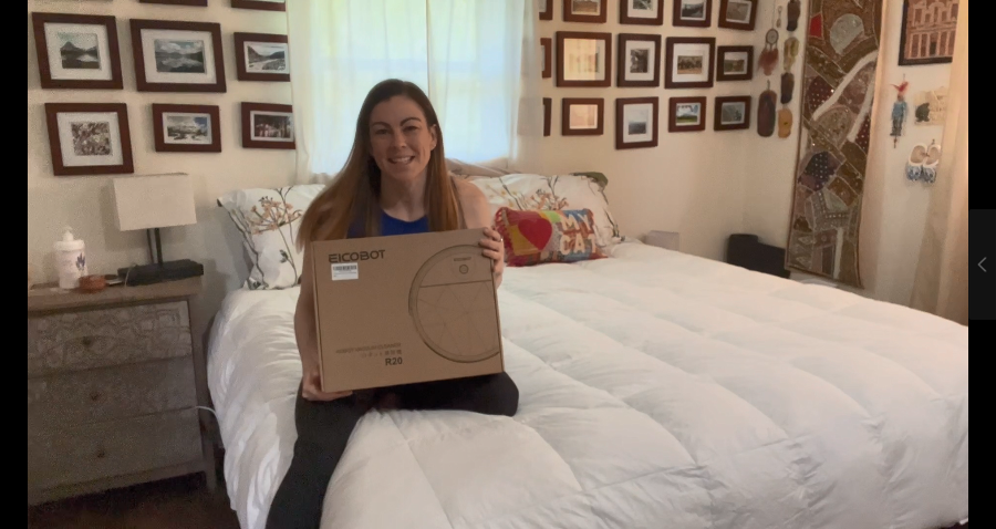 Watch EICOBOT R20 Robot Vacuum Cleaner unboxing introduction video on ...