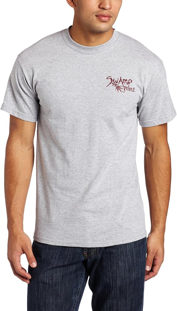 Amazon.com: Swamp People Later Gator Short Sleeve Tee (Grey Heather ...