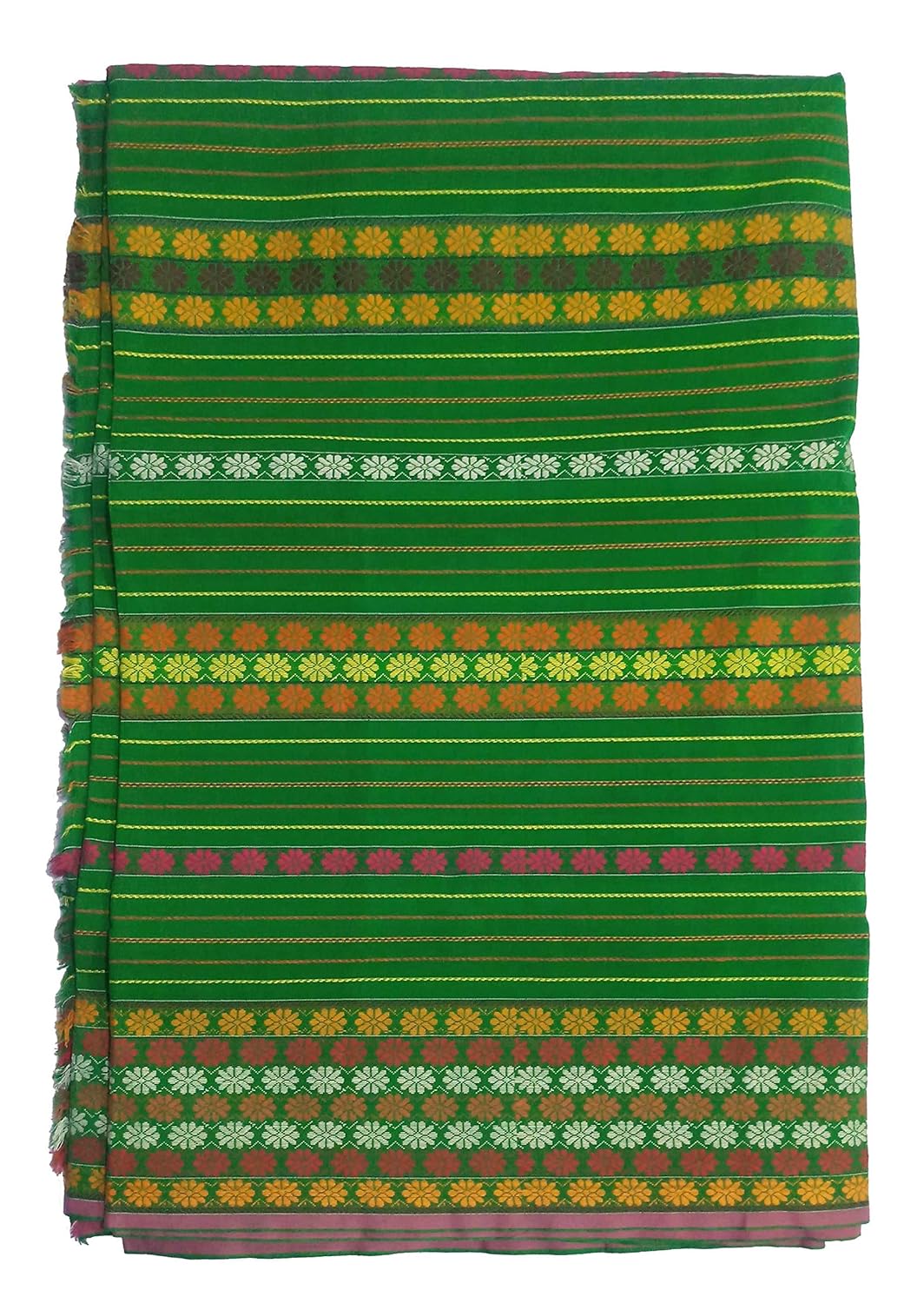 Buy Bodo Traditional Dresses Bodo Dokhona - Green Color at Amazon.in