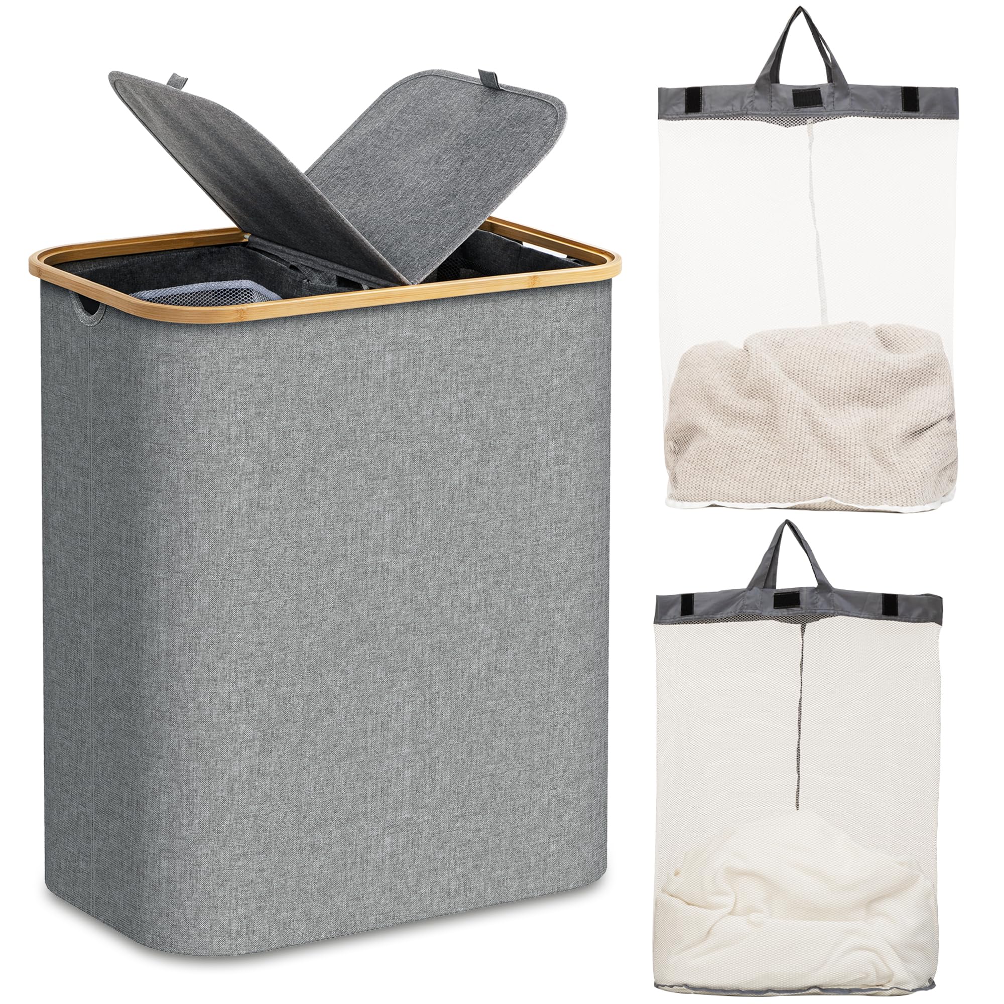 Snapklik.com : Double Laundry Hamper