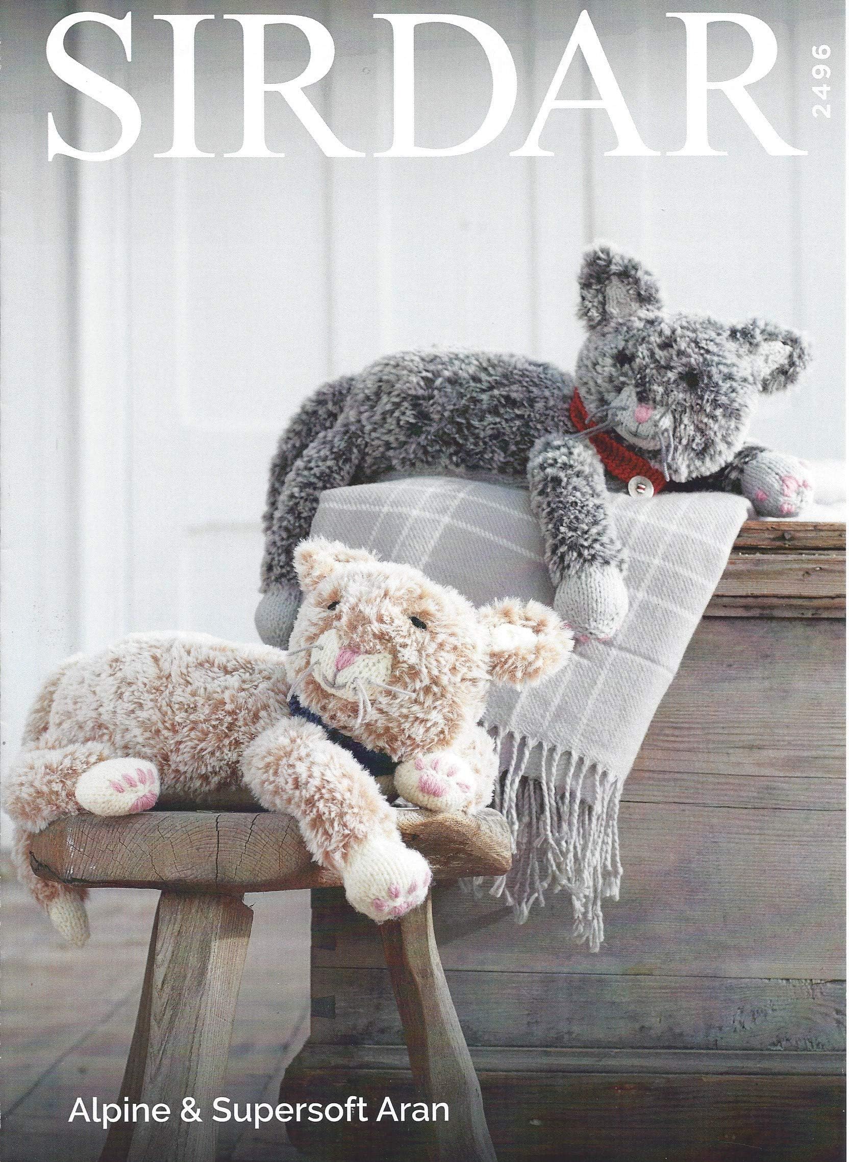 Sirdar Alpine Fur Effect Knitting Pattern - 2496 Cats : Amazon.co.uk: Home & Kitchen