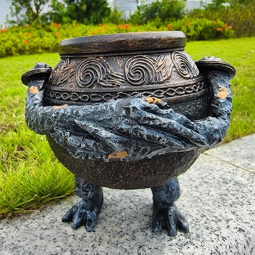 Amazon.com : Pot Boy Elden Figure Statue Merch Planter Home Decor Resin ...