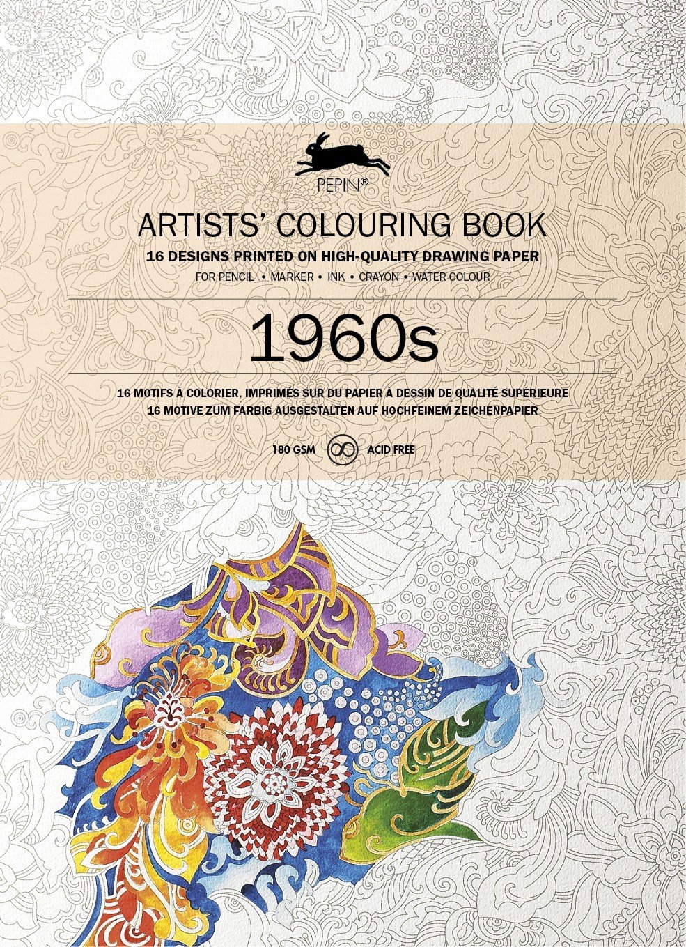 Amazon.com: 1960s : Artists' Colouring Book (Multilingual Edition ...