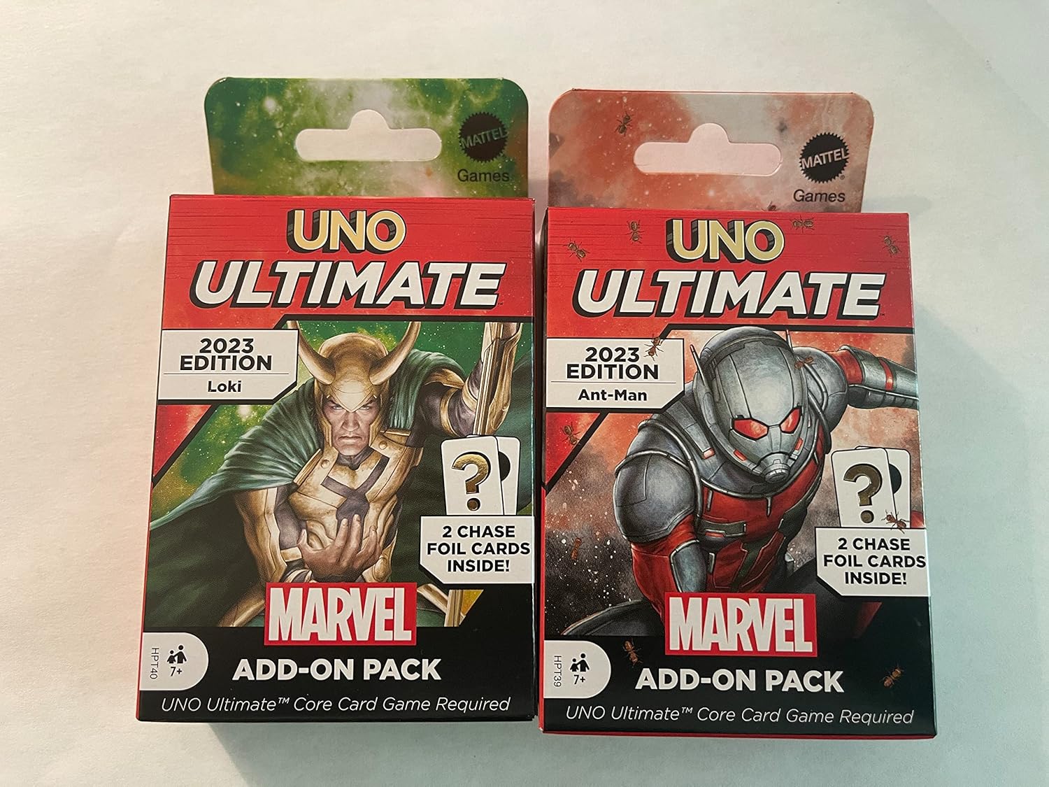 Mattel Games-UNO Ultimate Character Add On Pack 2 Pack (Ant Man + Loki ...
