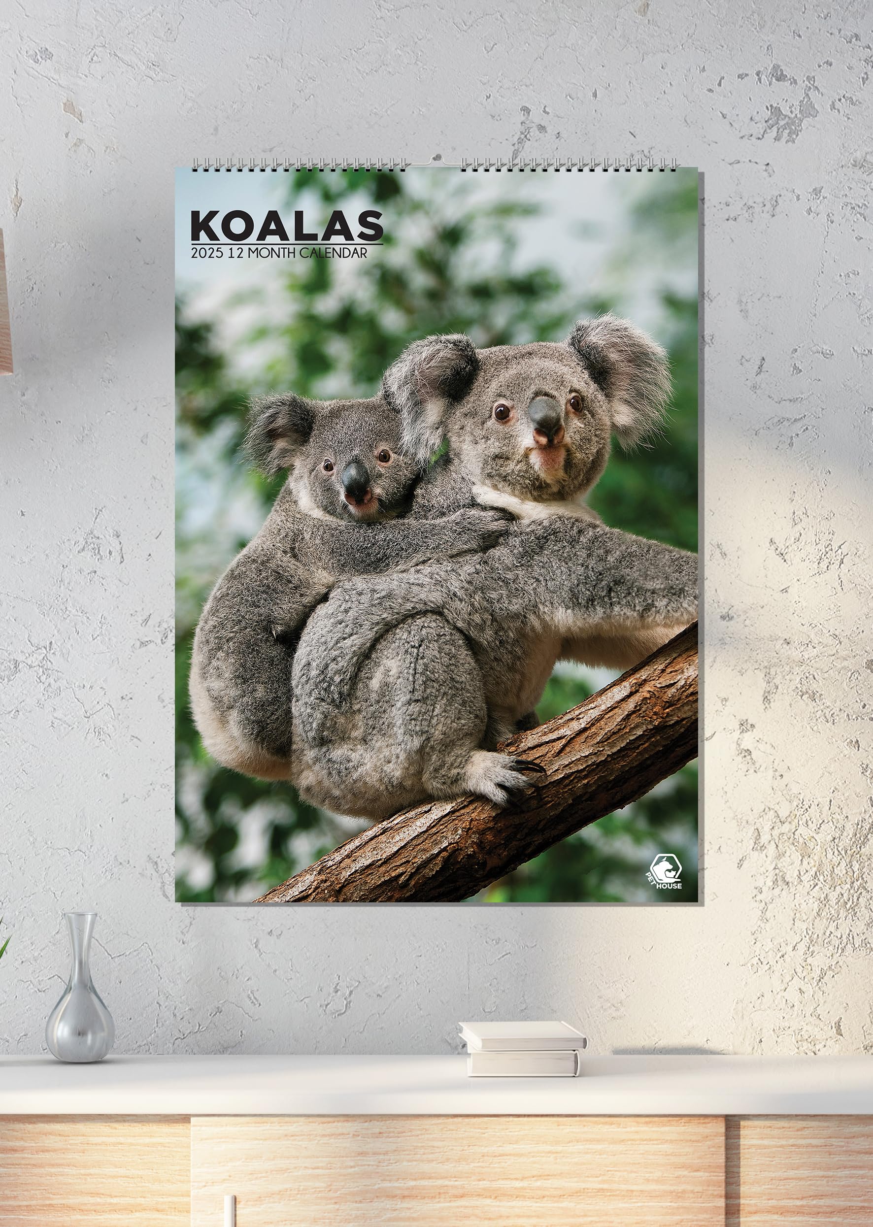 Koalas 2025 – A3 Size Wirobound Calendar – BigaMart