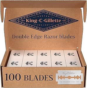 King C. Gillette Double-Edge Safety Razor blades for better control ...