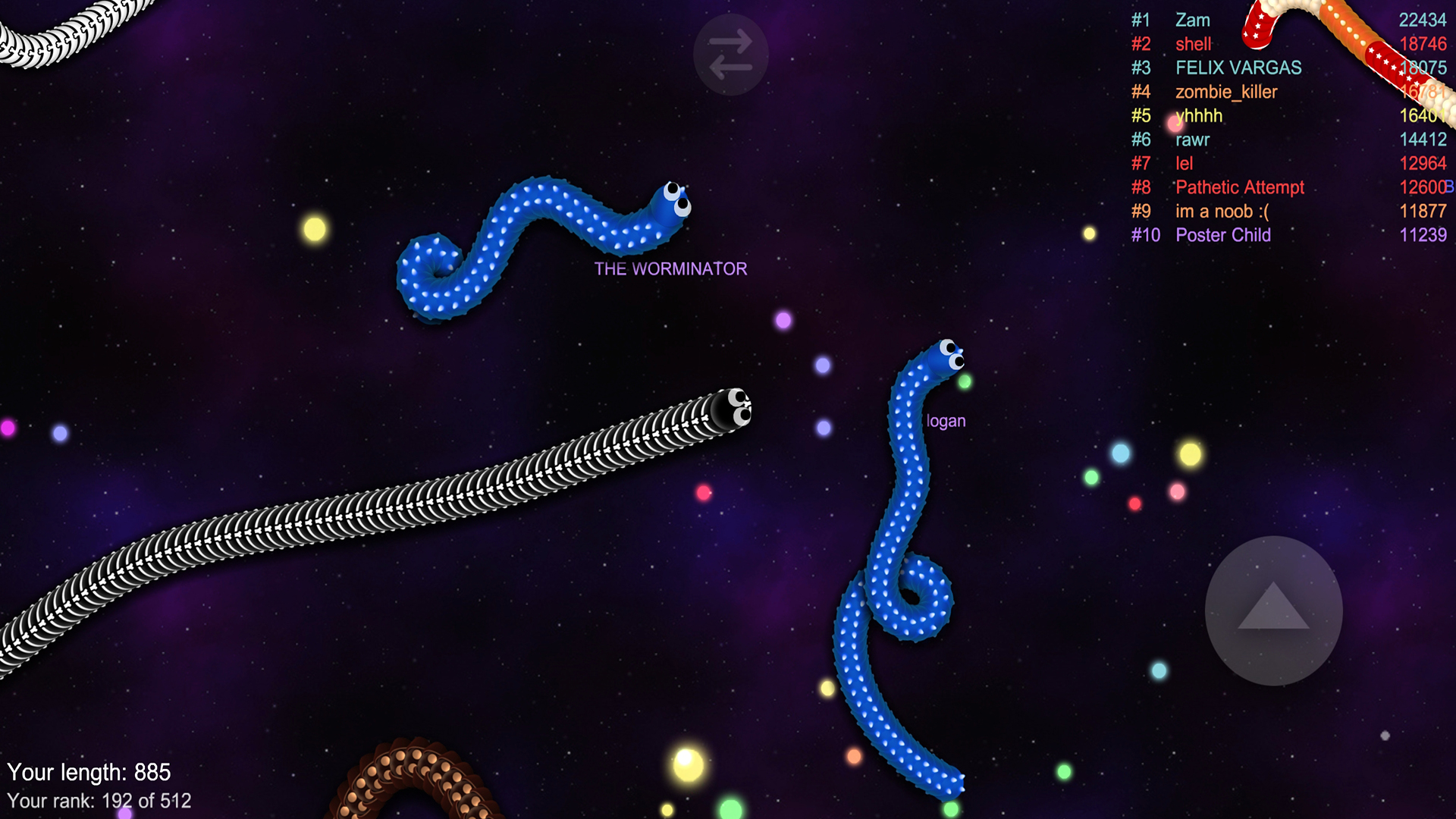 Slithering Worms - App on Amazon Appstore