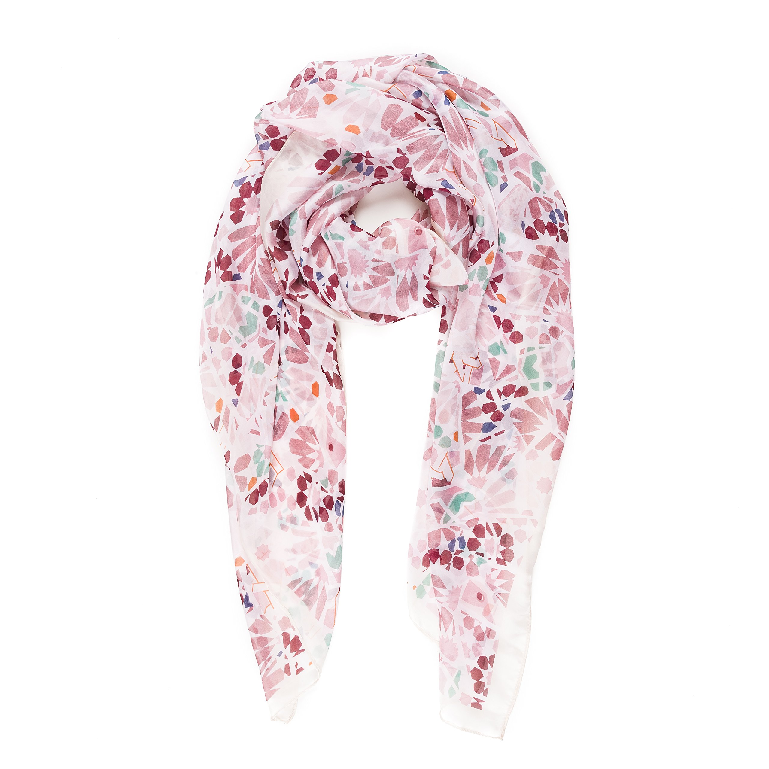 Scarf for Women Lightweight Silk Feel for Fall Winter Oblong Fashion ...