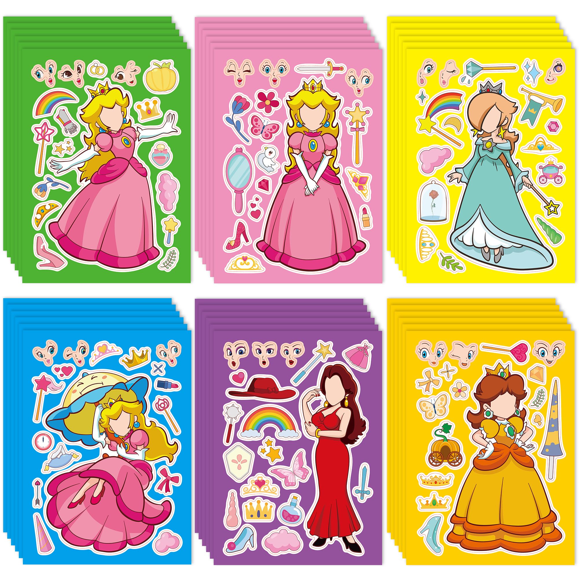 Beautiful Cartoon Princess Faces