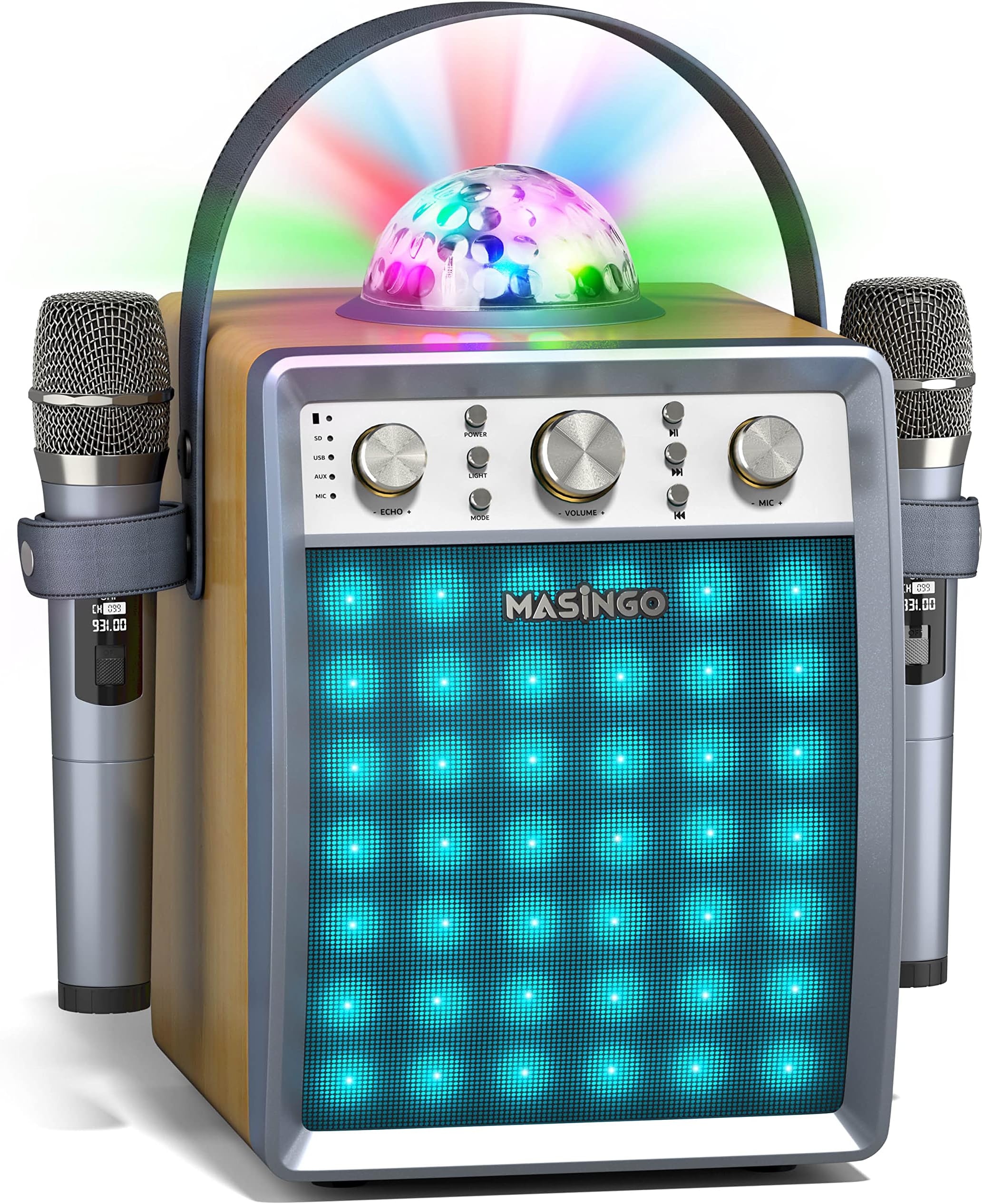 Amazon.com: Wireless Express Bling Bundle - LED Mini Boombox with Radio ...