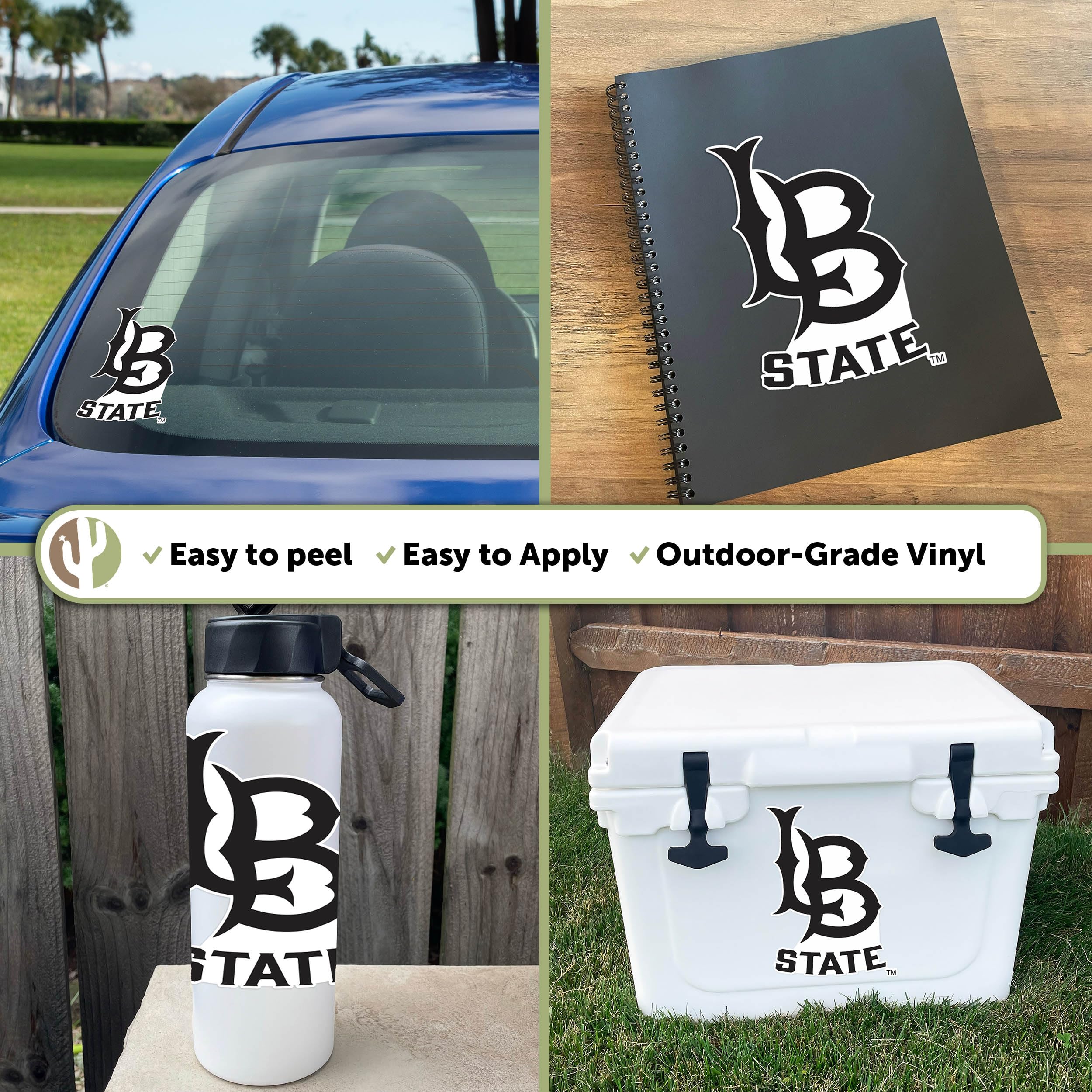 College Pride Stickers Cal State Long Beach University Stickers ...