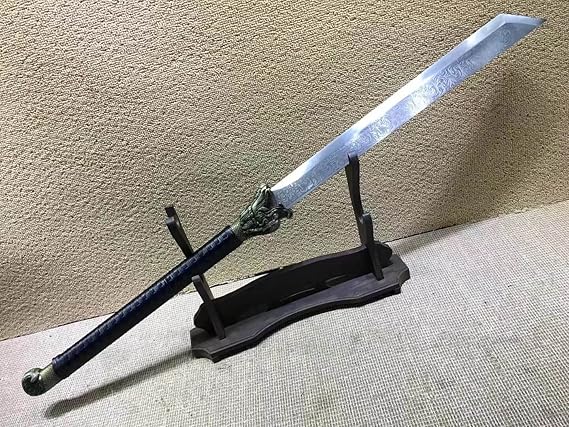 Lin creative Cleaver,Long Handled Broadsword,High Manganese Steel Blade ...