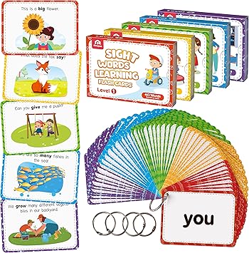 Amazon.com: Coogam Sight Words Educational Flashcards - 220 Dolch ...