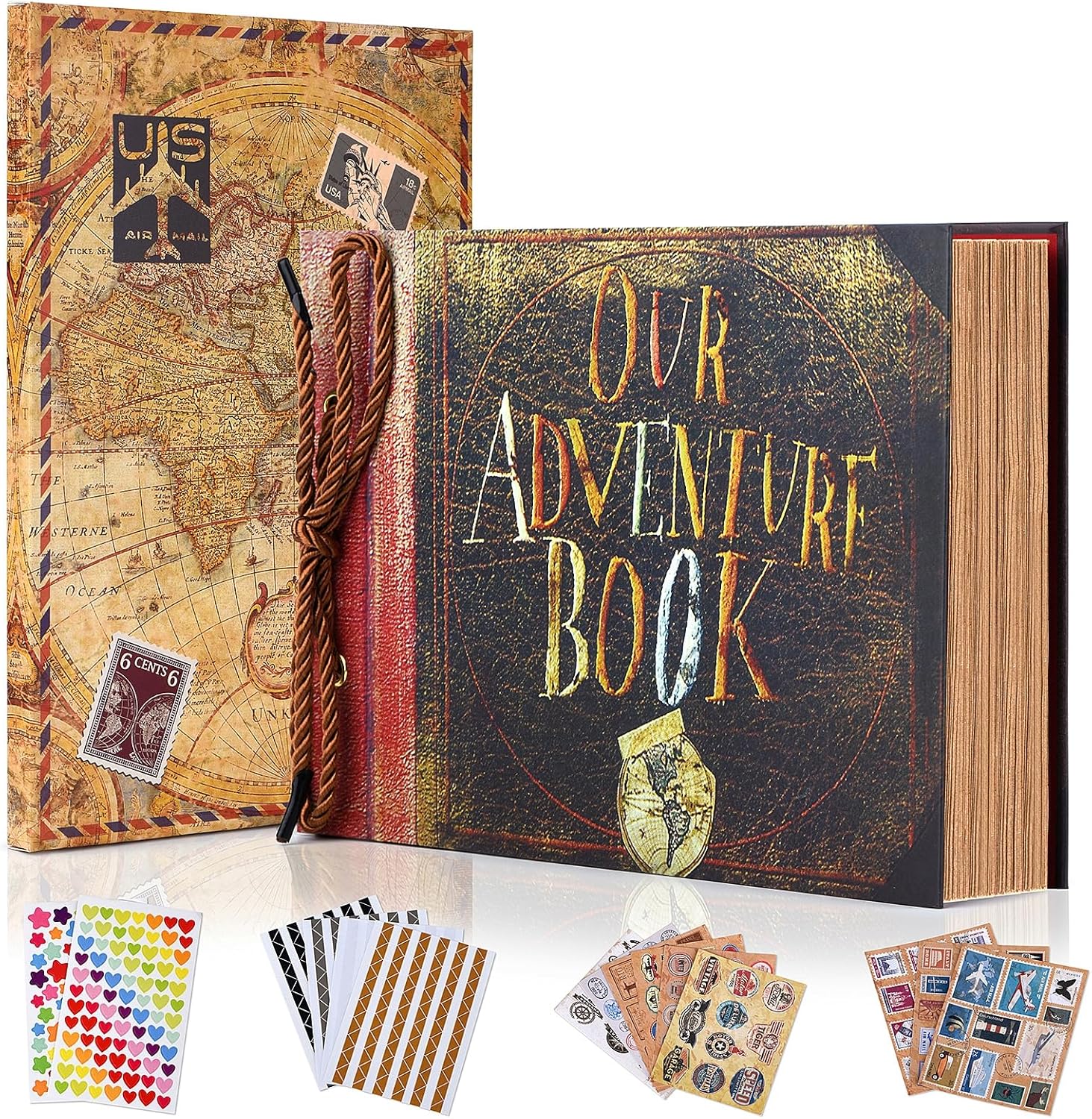 Adventure Book Diary Photo Scrapbook,Scrap book with Hard Cover Movie ...