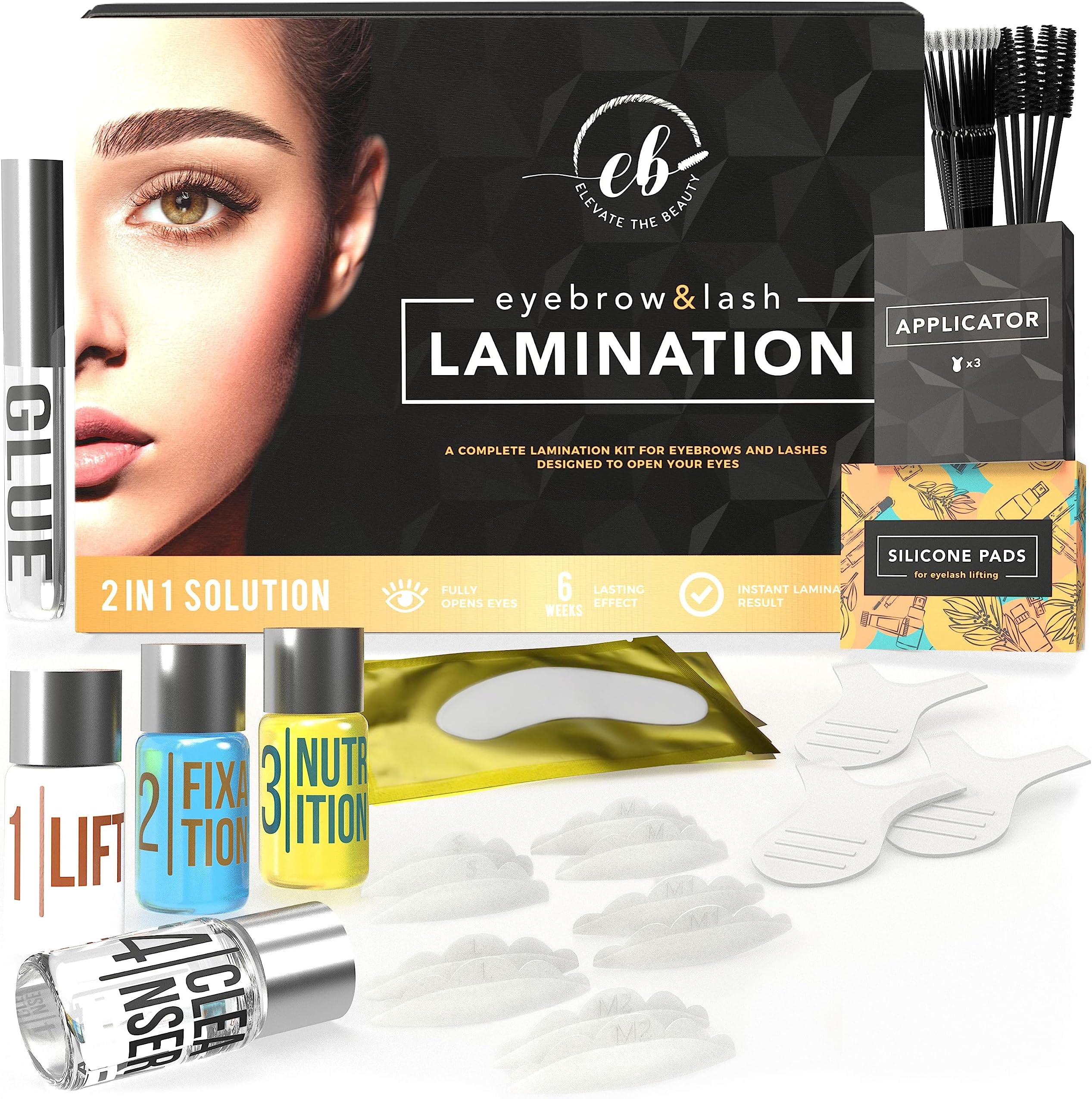 Amazon.com : Eyebrow and Lash Lamination Kit | At Home DIY and Salon ...