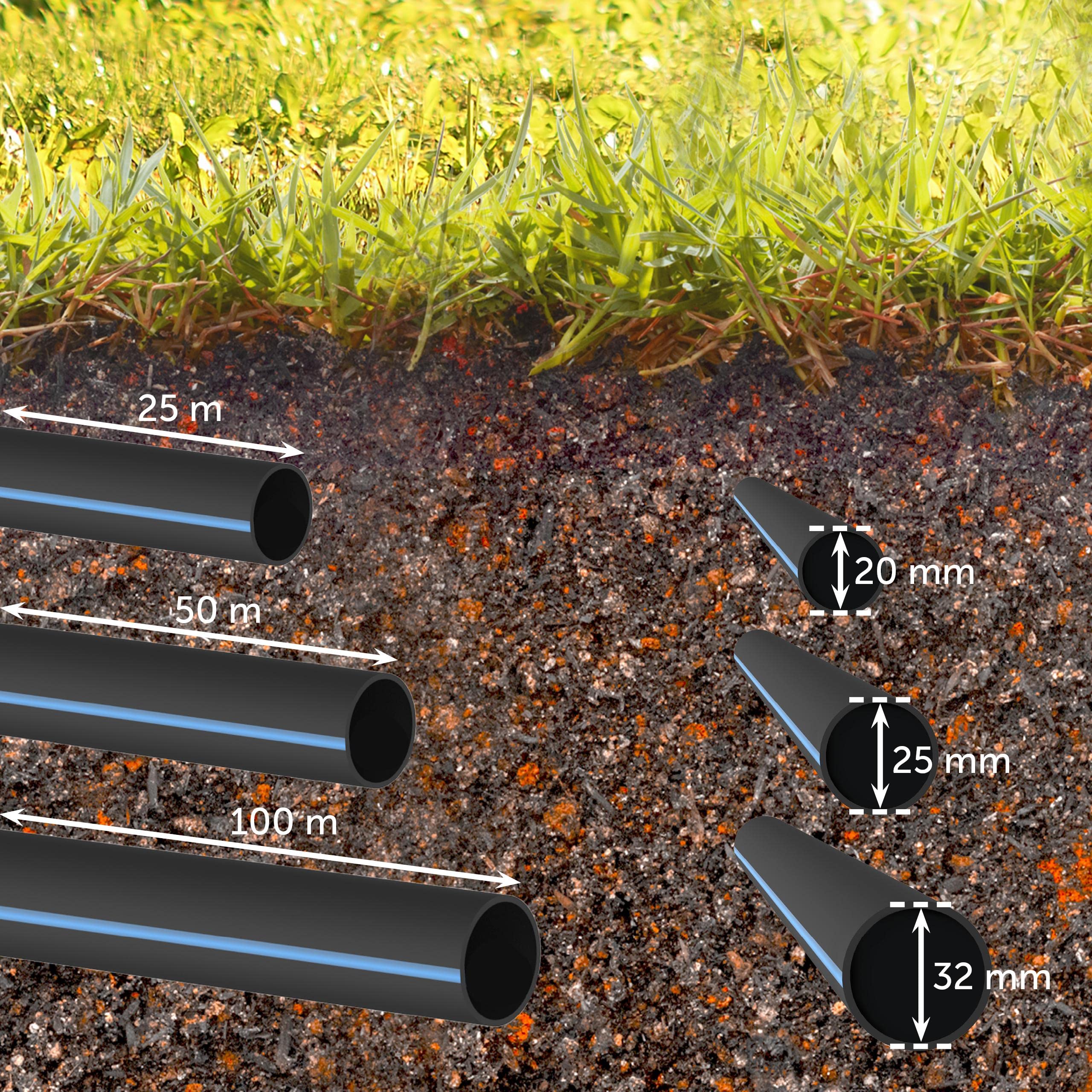 2 Inch Poly Pipe Irrigation Water Pipe Water Supply Pipe