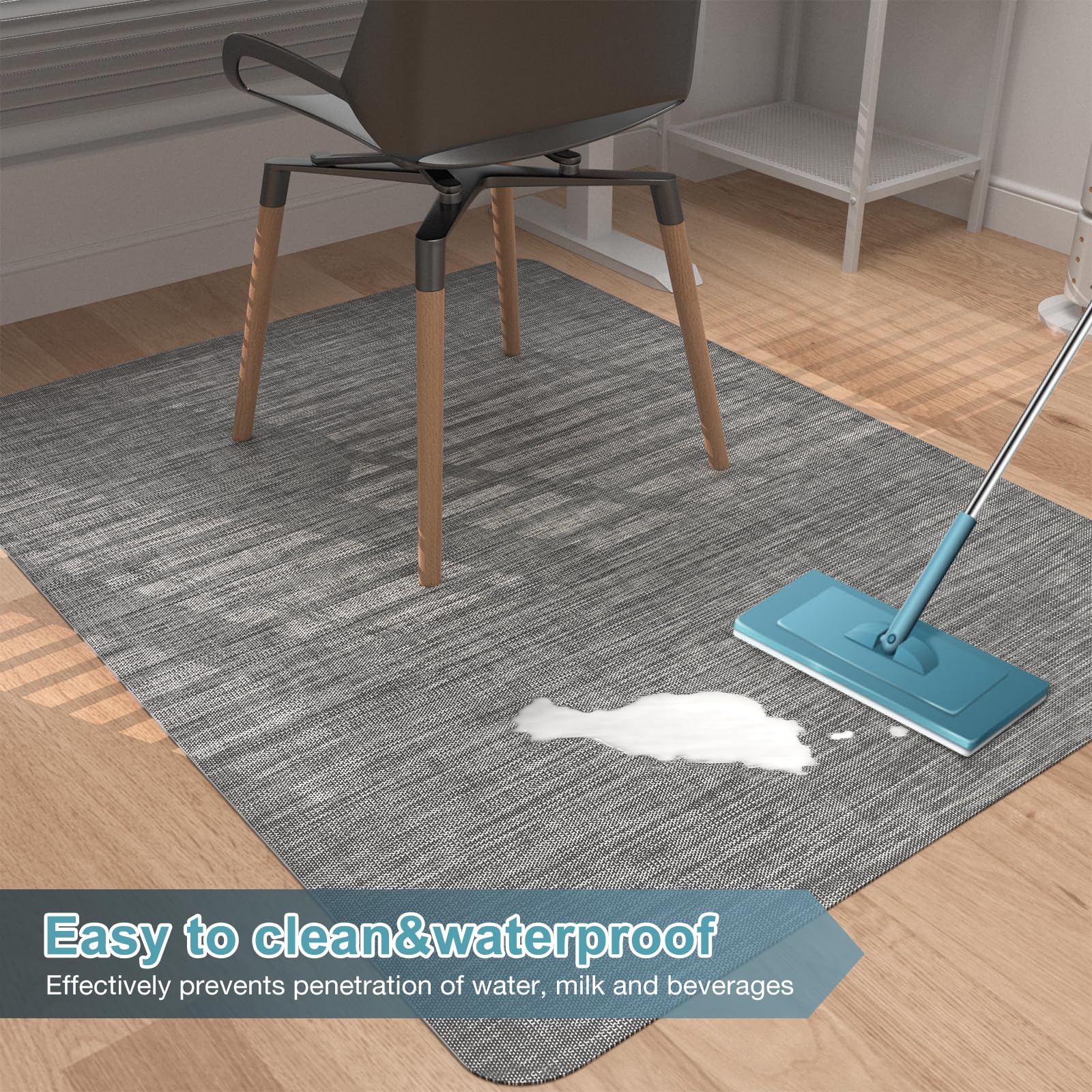 Placoot Heavy Duty Office Chair Mat for Hardwood Floor & Tile 36 inx48 ...