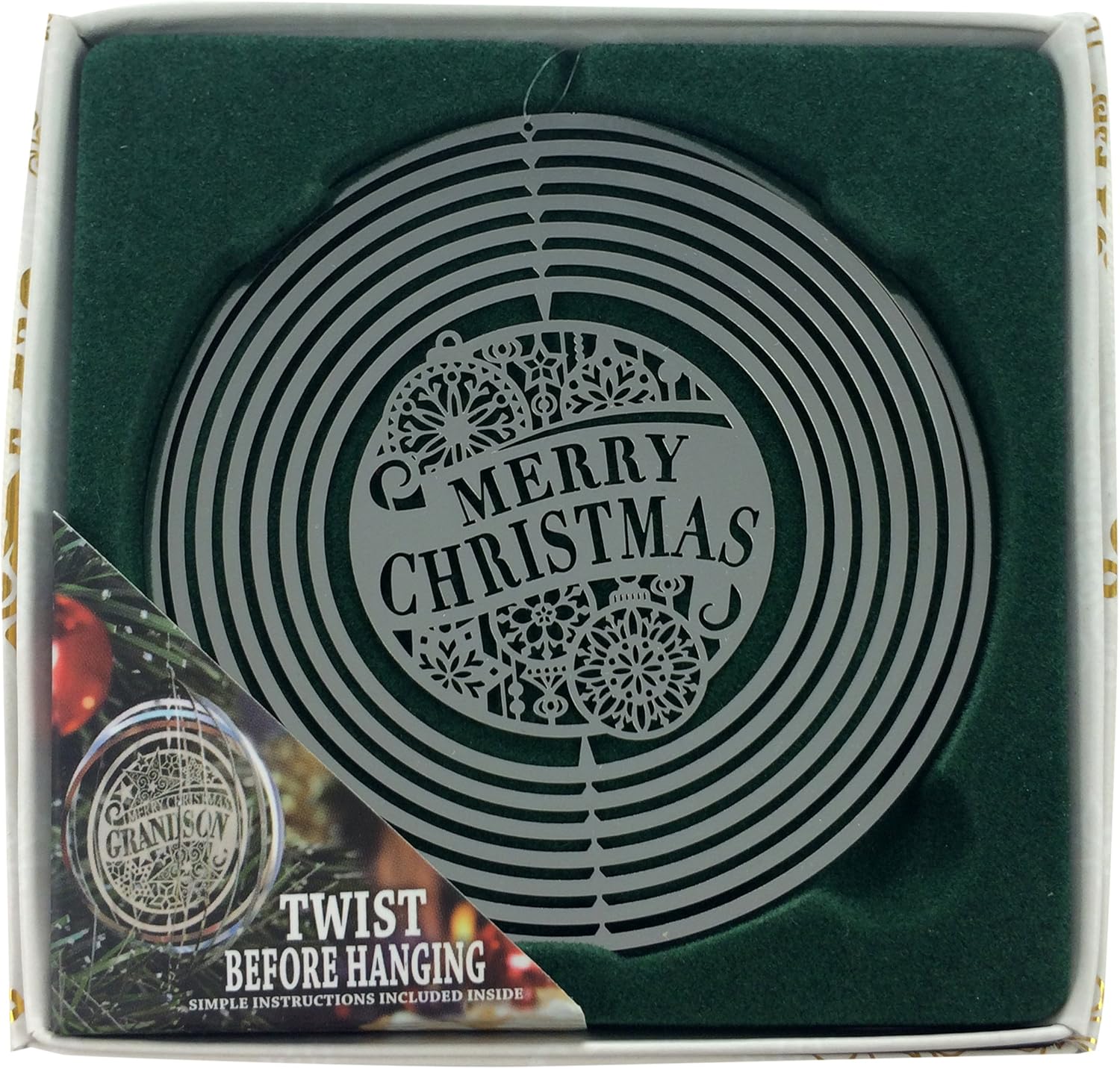 Christmas Tree Spinners Tree Spinner - Merry Christmas : Amazon.co.uk ...