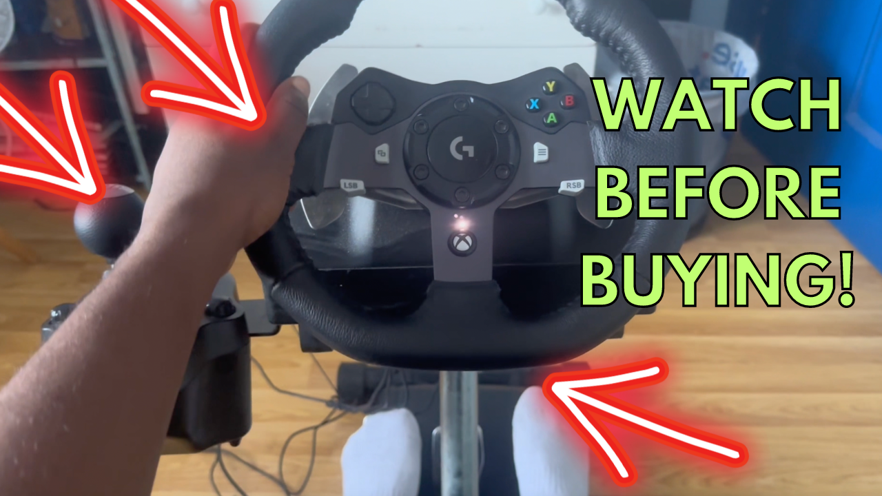 Watch Logitech G920, Force Shifter, Wheel Stand Driving setup Xbox on ...