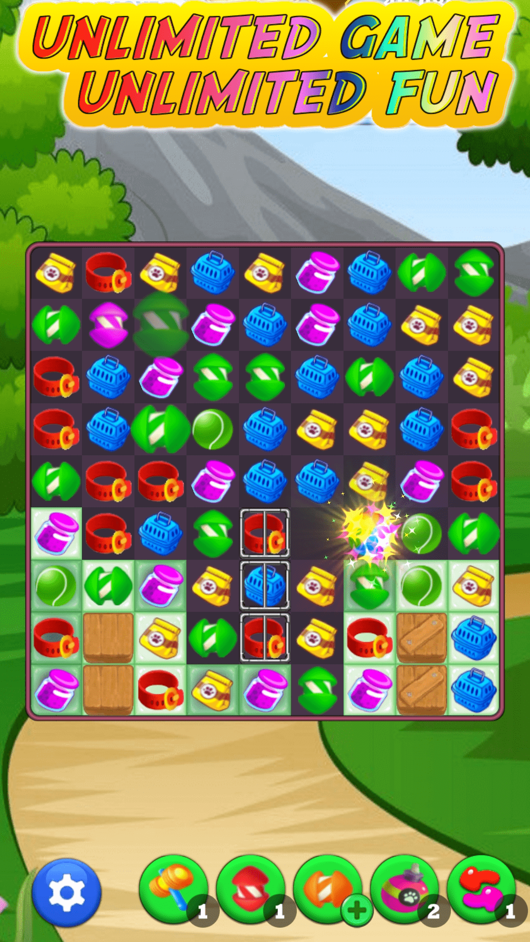 Puppy Pet dog match three games free and new:Amazon.com:Appstore for ...