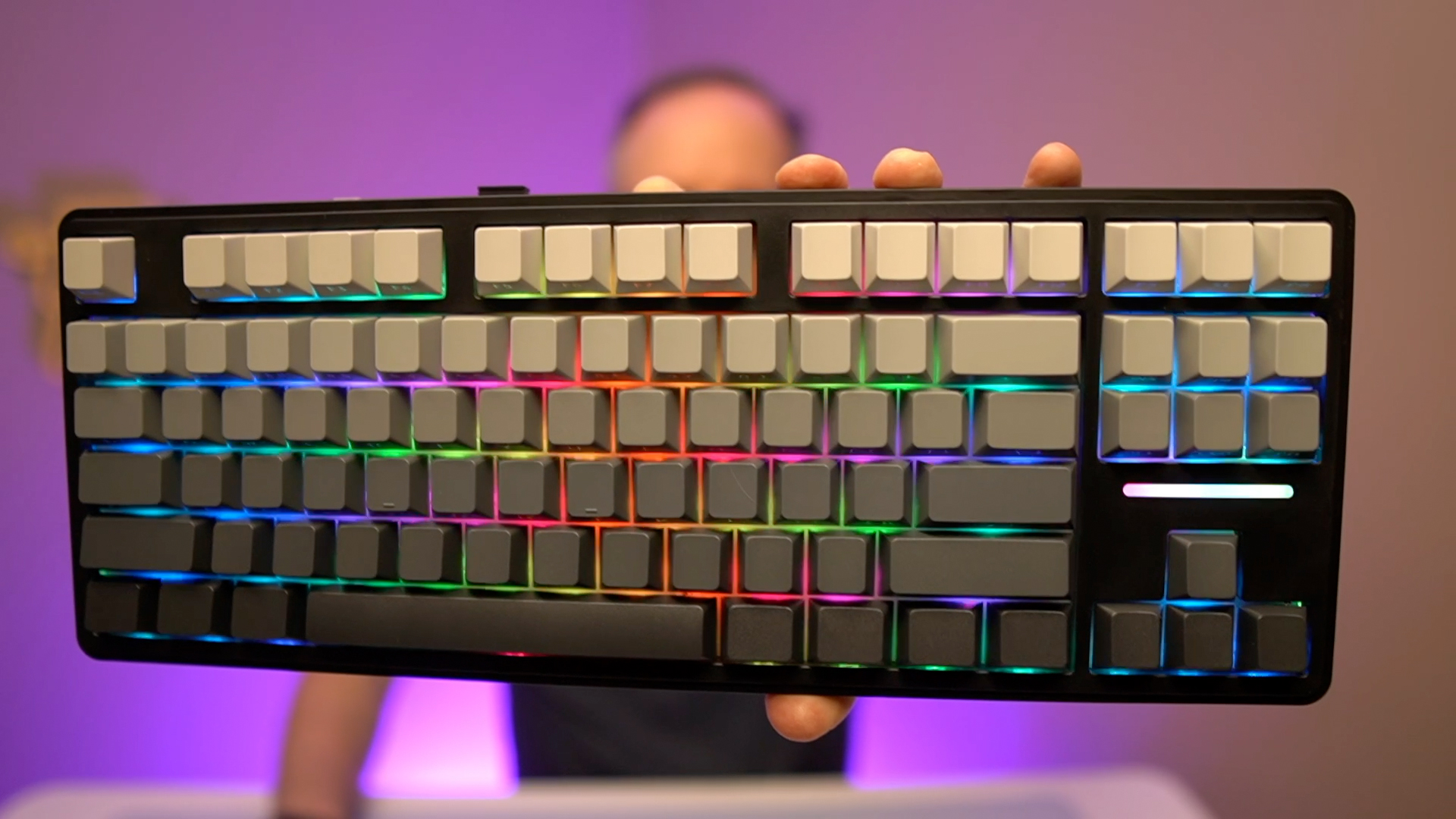 Watch Mechanical Gaming Keyboard& RGB Backlit & Side Printed Keys on ...