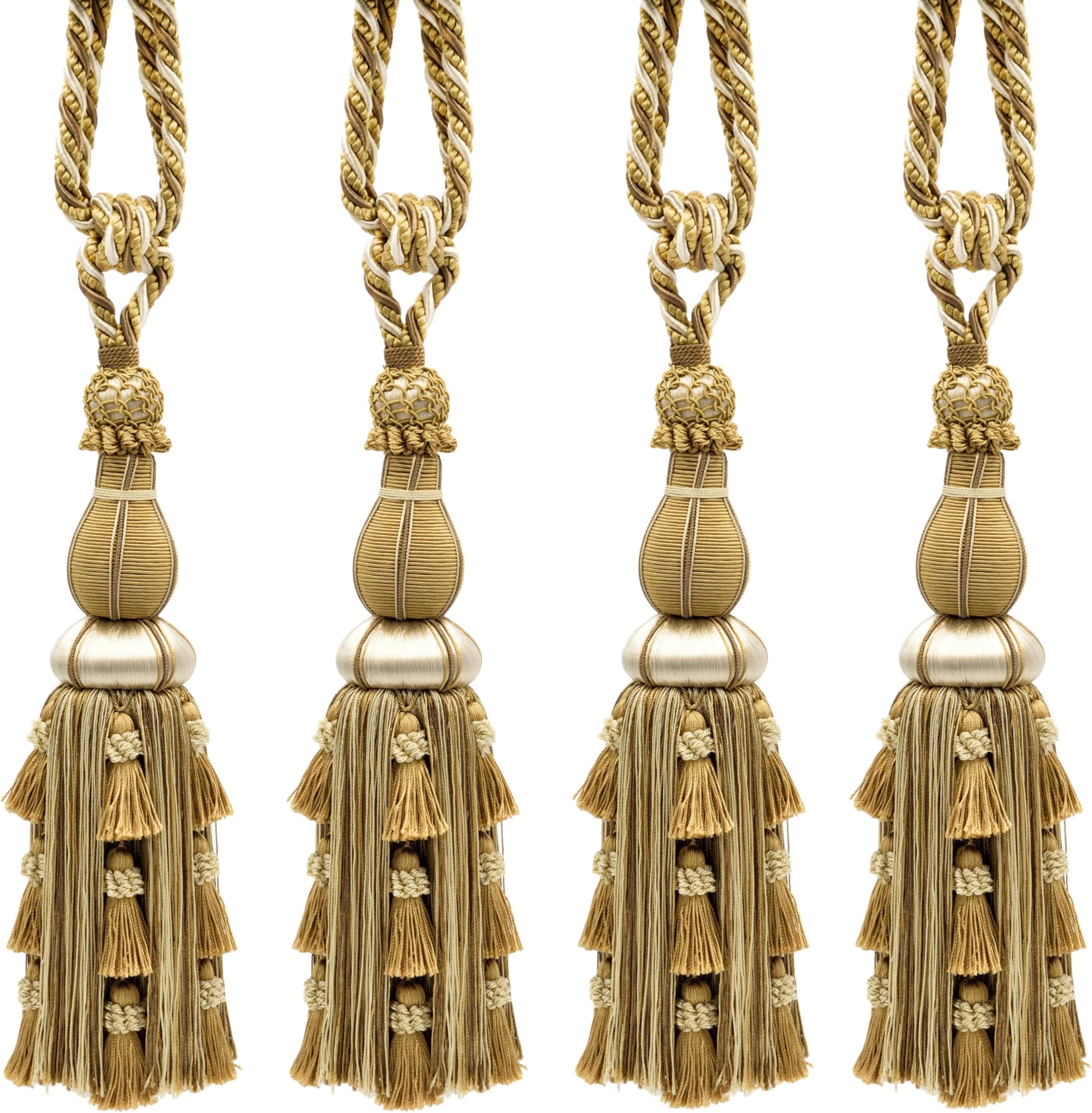 Amazon.com: Large Elegant Curtain & Drapery Tassel Tieback, Tassel ...