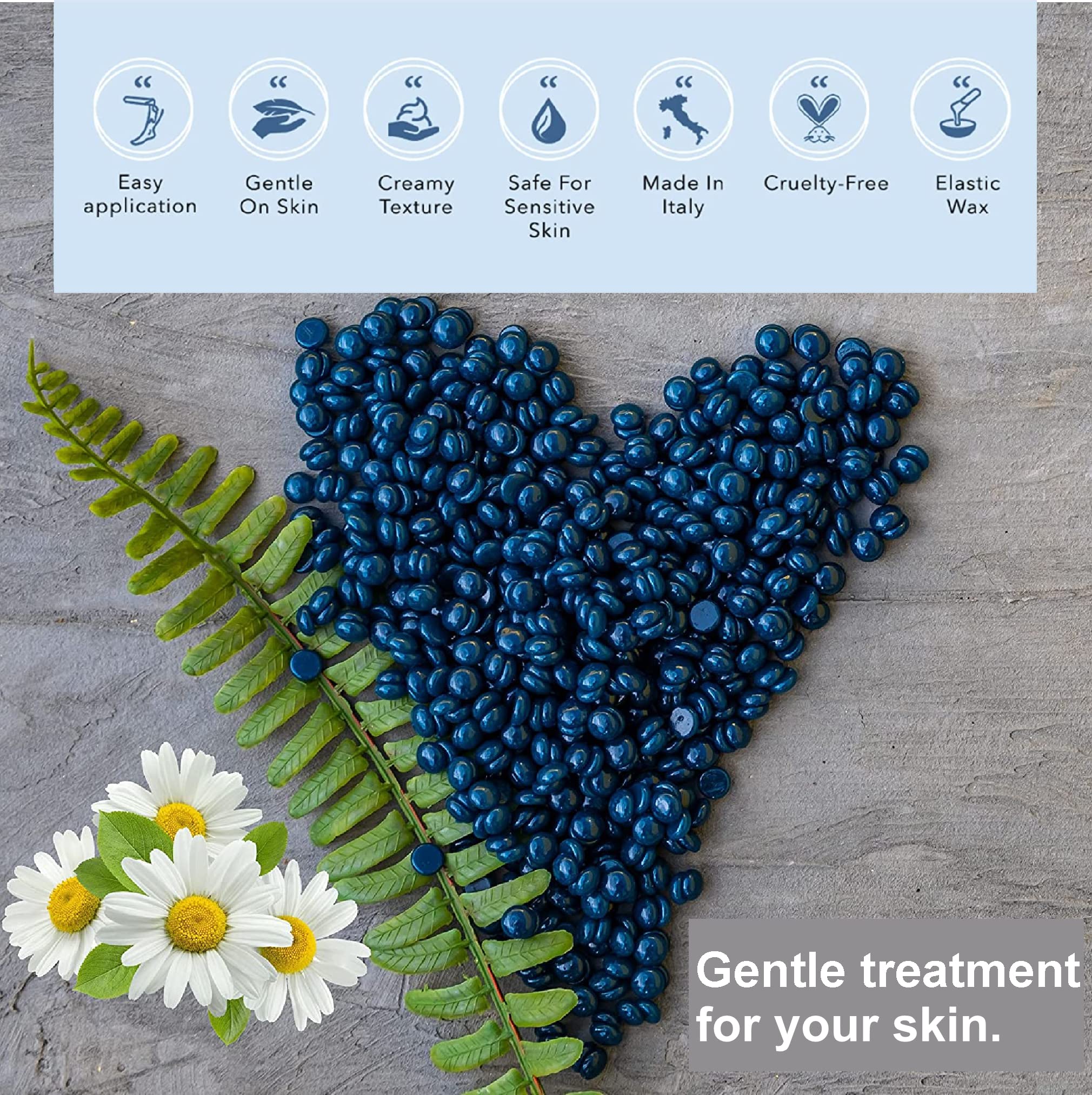 1 kg Dermawax Professional Azulene Hard Wax Beads- Full Body Stripless ...