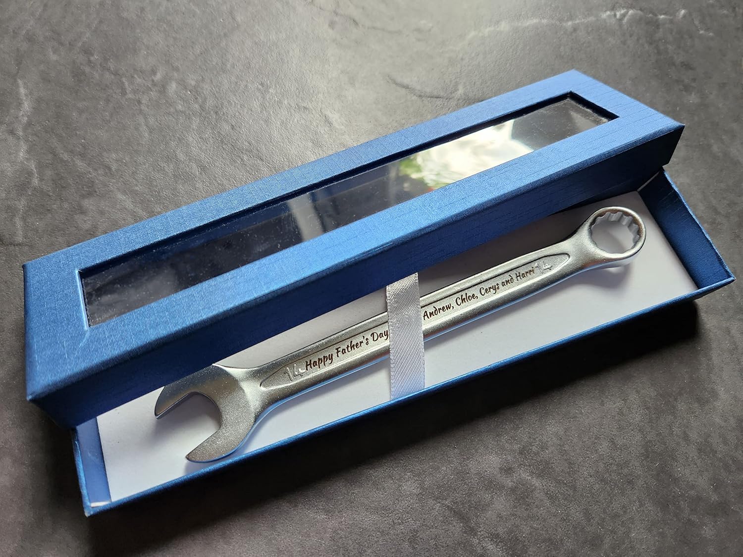 Personalised Engraved Combination Spanner Key 14MM - Unique Birthday ...