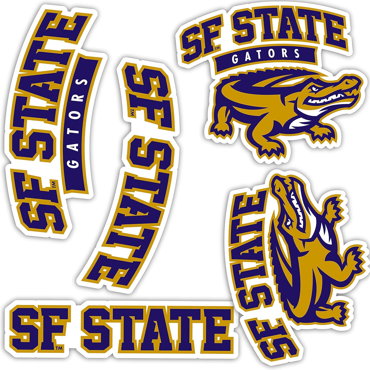 Amazon.com: Desert Cactus San Francisco State University Sticker SFSU ...