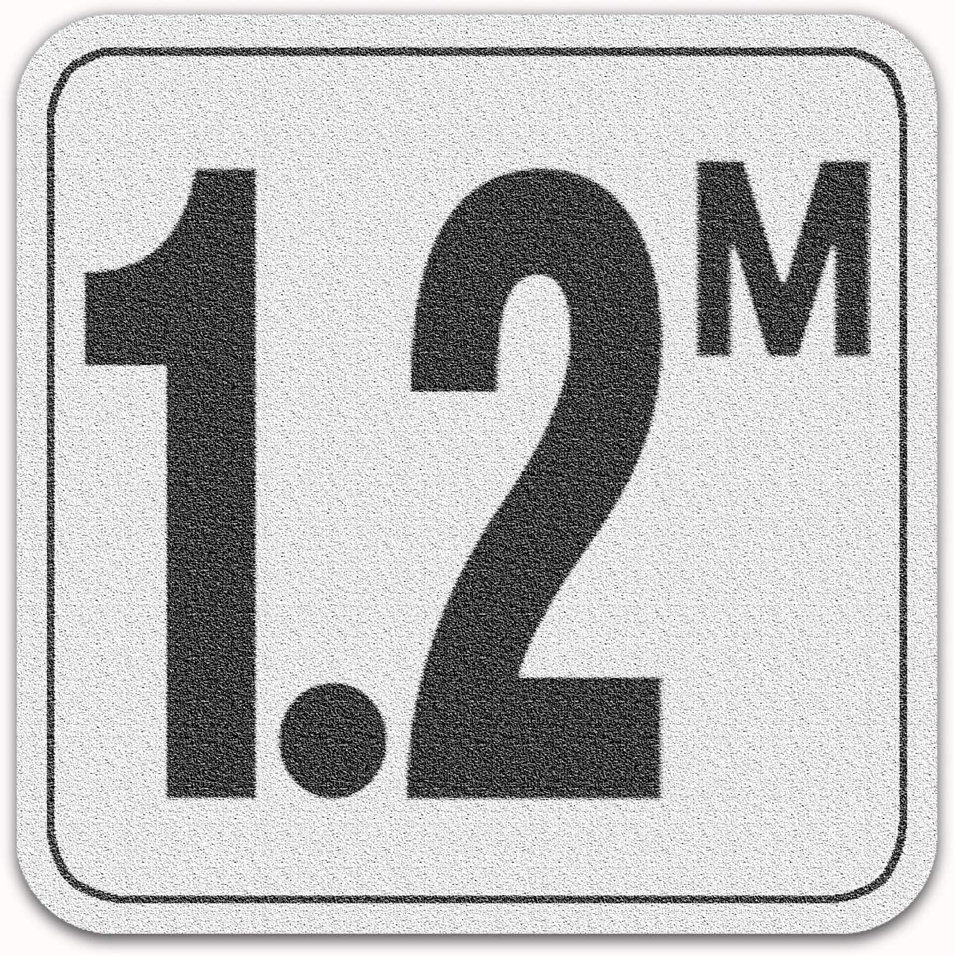 Amazon.com : 1.2M - Adhesive Swimming Pool Depth Marker Sticker - 6 In ...