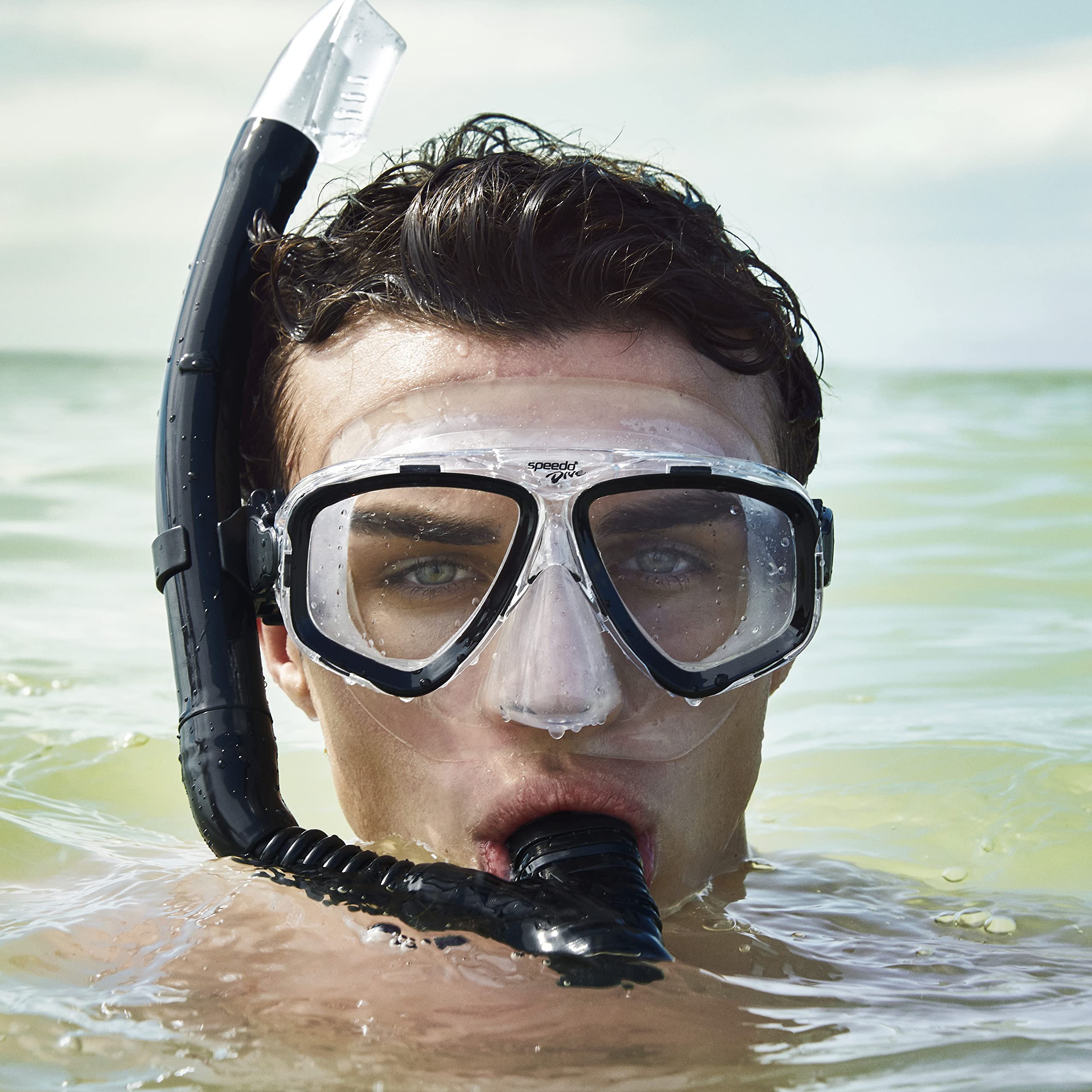 Snapklik.com : Speedo Unisex-Adult Swim Snorkel Dive Mask Anti-Fog