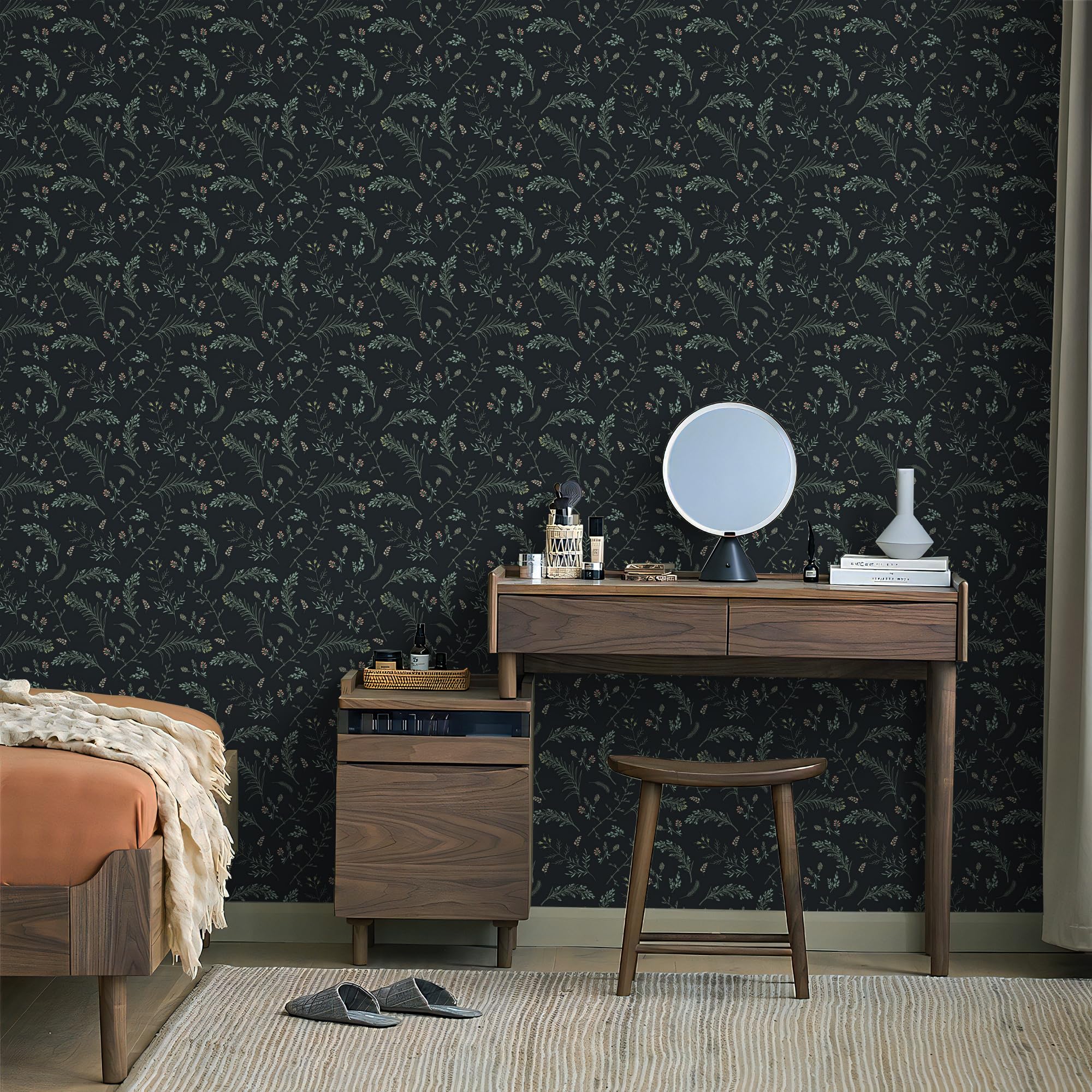 Fargestift Tapet Kant Timeet Adhesive Film Furniture Pattern Botanical