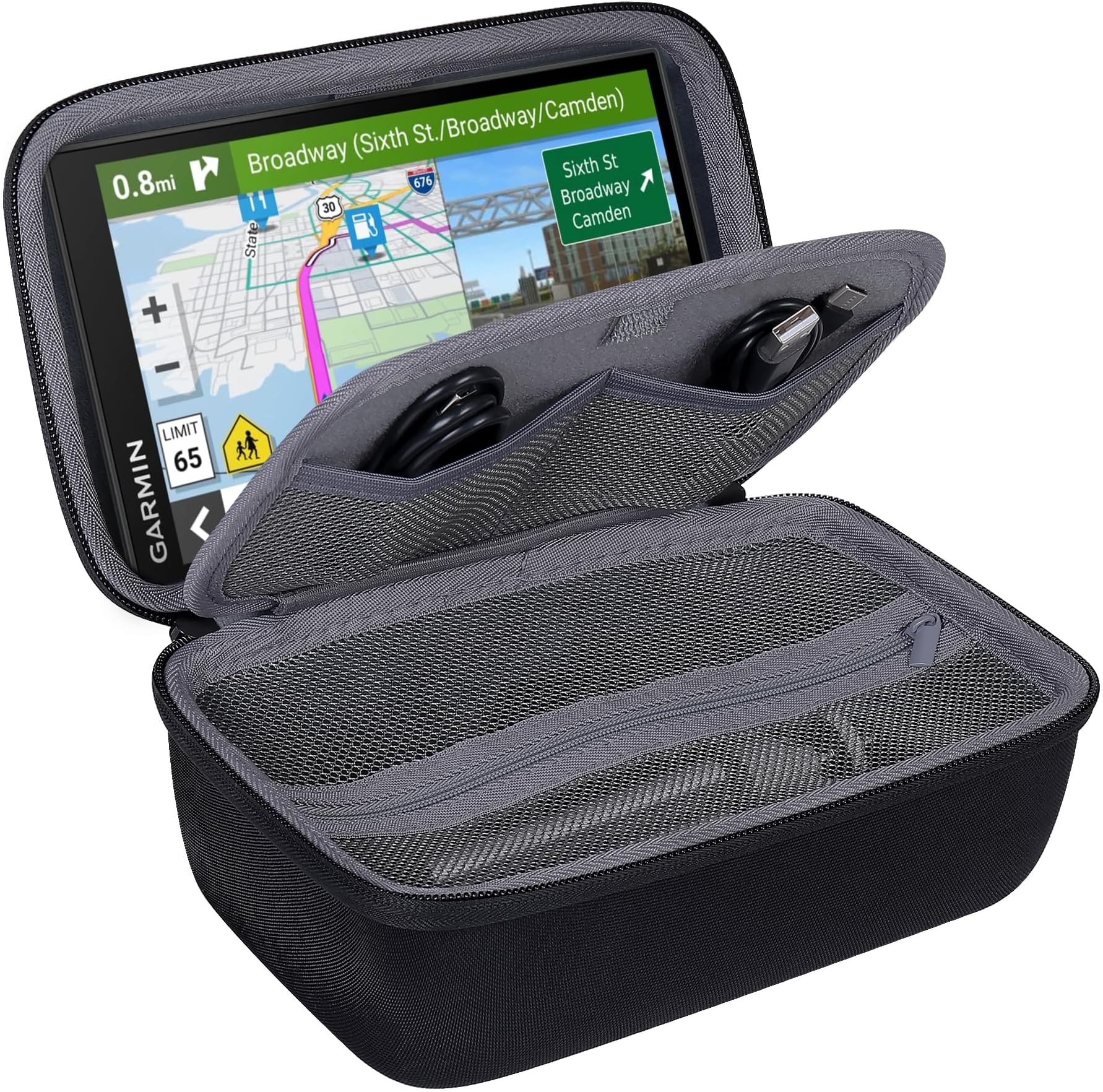 Amazon.com: LTGEM EVA Hard Case for 6-8 Inch Garmin DriveSmart 86/76/66 ...