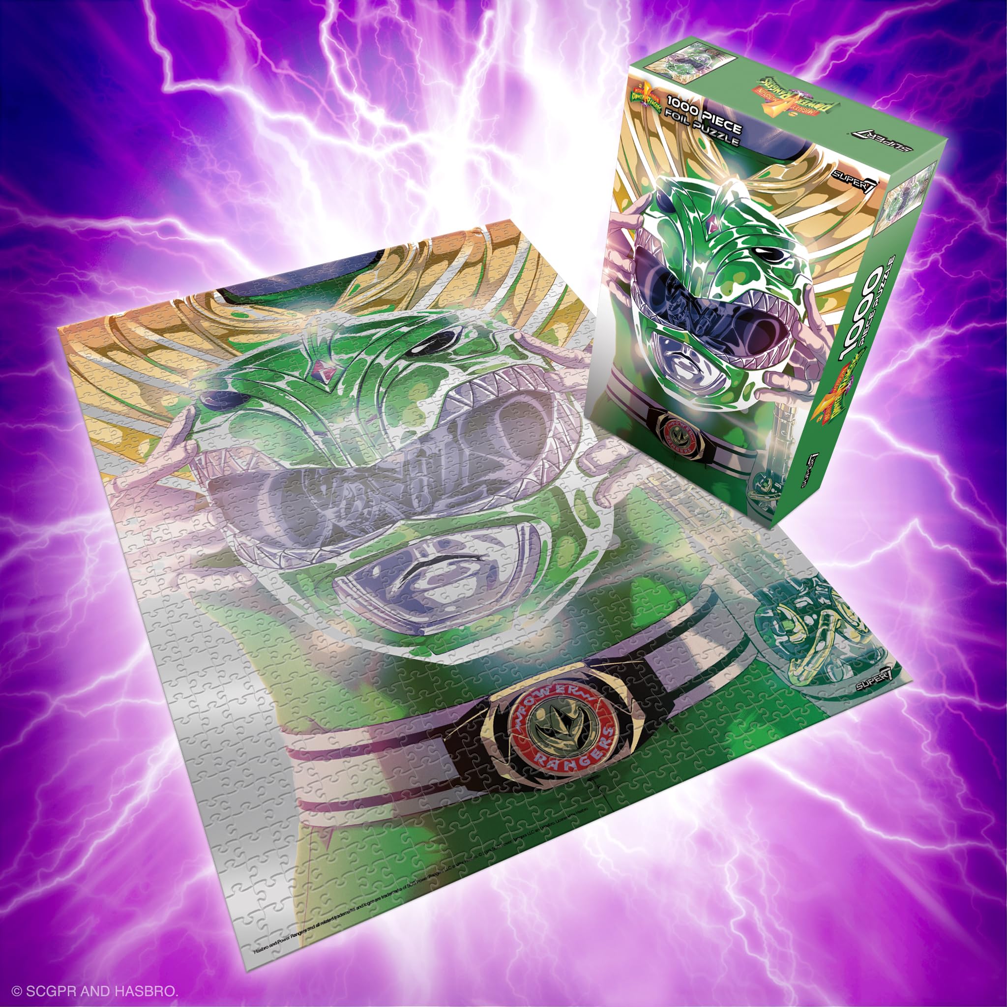 Snapklik.com : Super7 Mighty Morphin Power Rangers Green Ranger Puzzle - 1