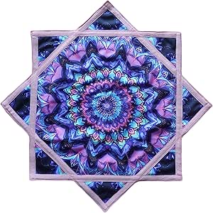 BVCY Flowstar (UV Reactive) Beginners Flow Star Cloth Spinning Easy to ...