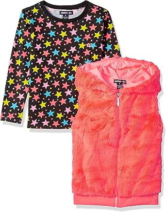 Amazon.com: Limited Too Girls' Little Knit Top and Vest Set (More ...